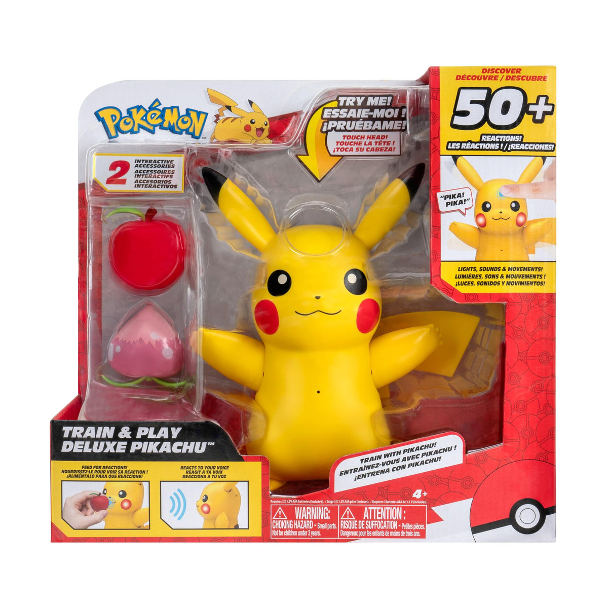 Pokémon Train and Play Deluxe Pikachu - Toys | J&L Game