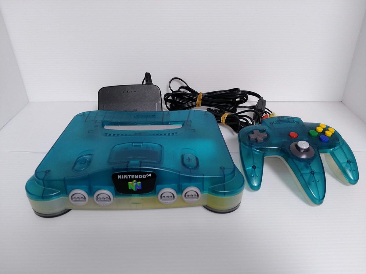 Nintendo 64 Hardware Console (Clear Blue) - (N64) Nintendo 64 [Pre-Own ...