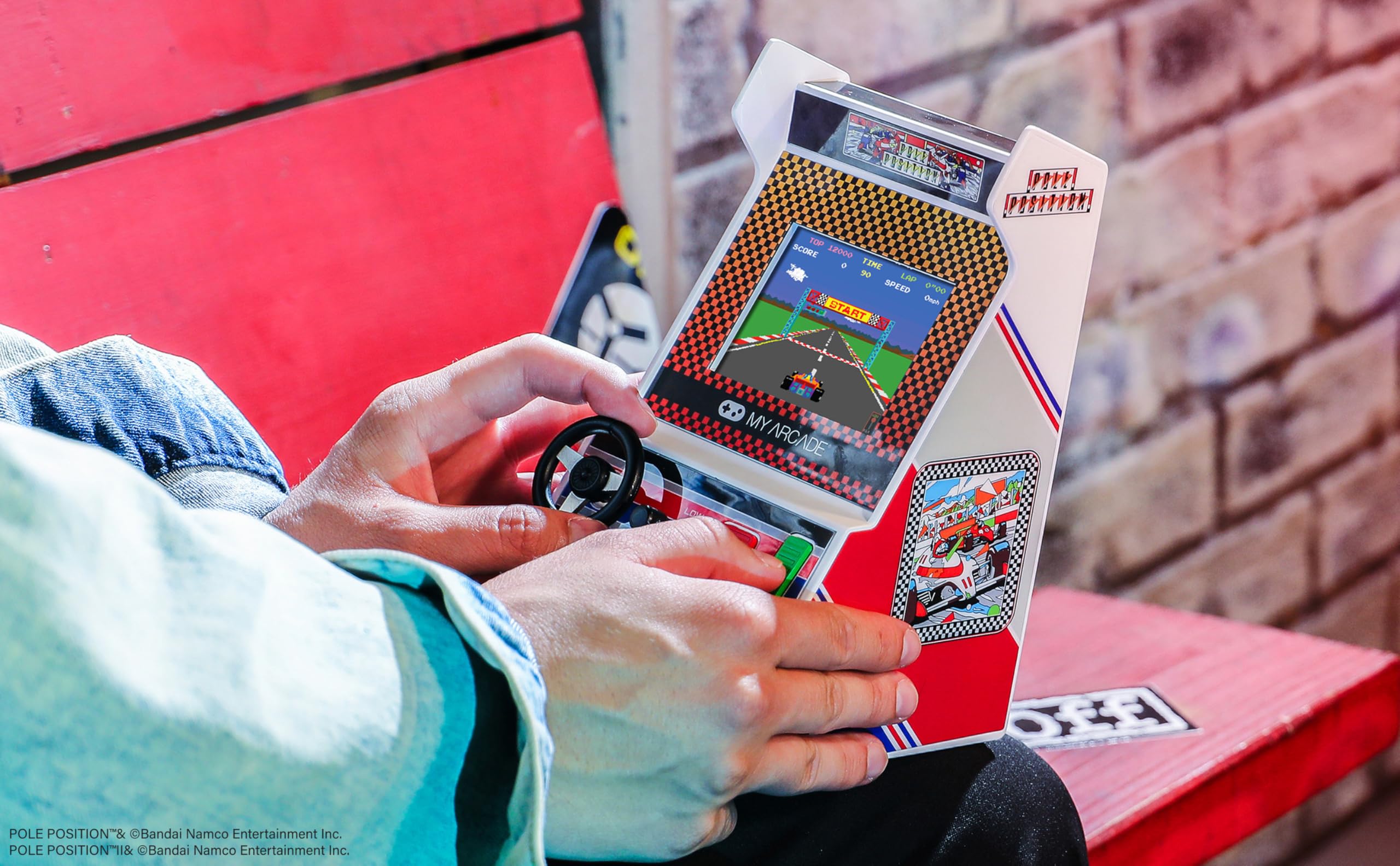 My Arcade Racing Player: Retro Mini Arcade Game Console with 2 Games ...