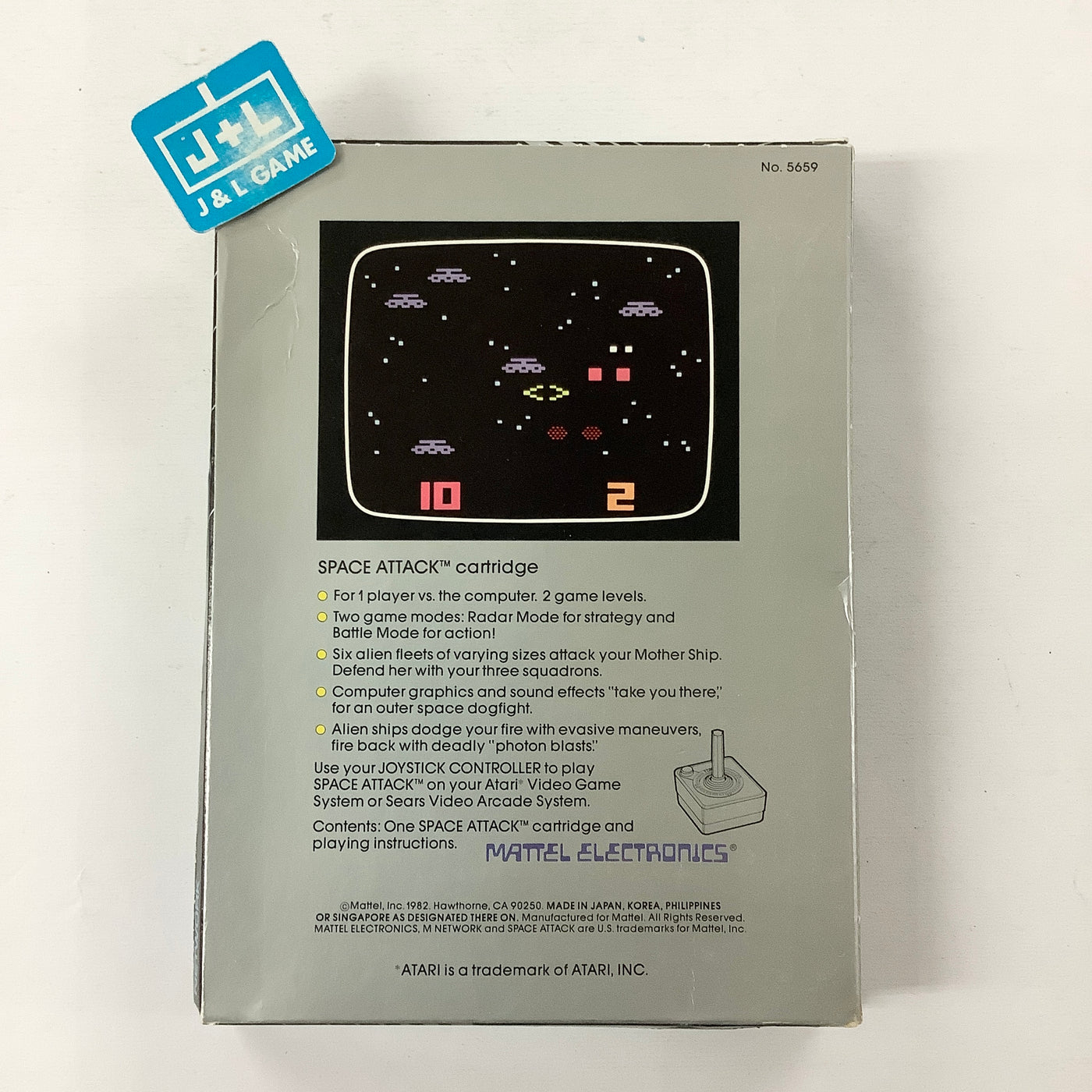 Space Attack - Atari 2600 [Pre-Owned] | J&L Game