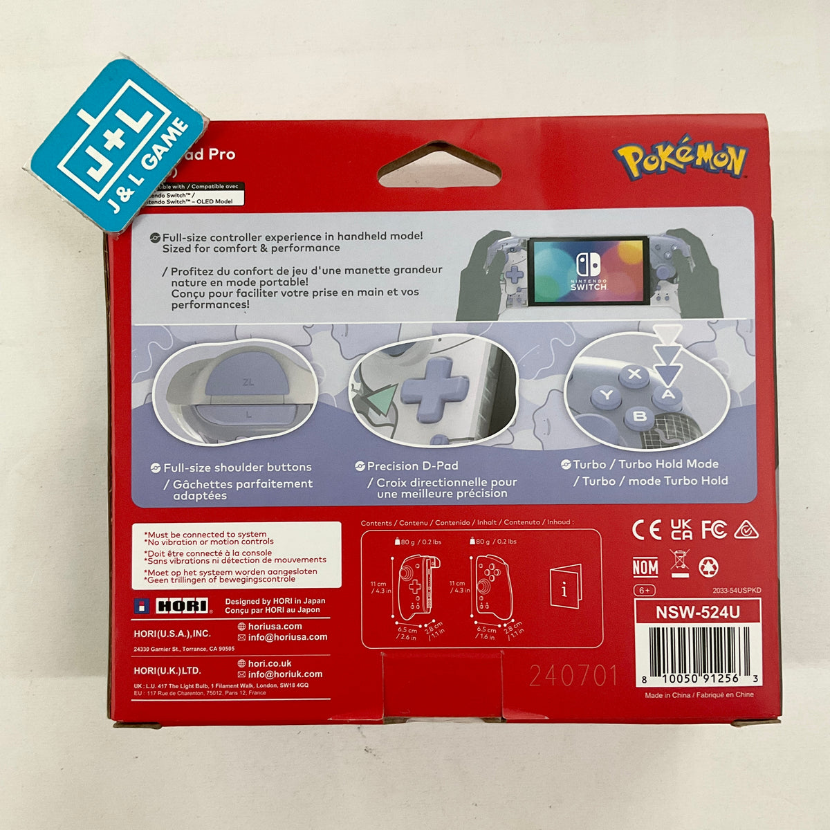 HORI Nintendo Switch Split Pad Pro (Ditto) - (NSW) Nintendo Switch | J ...