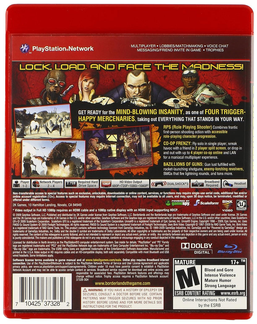 Borderlands (Greatest Hits) - (PS3) PlayStation 3 [Pre-Owned] | J&L Game
