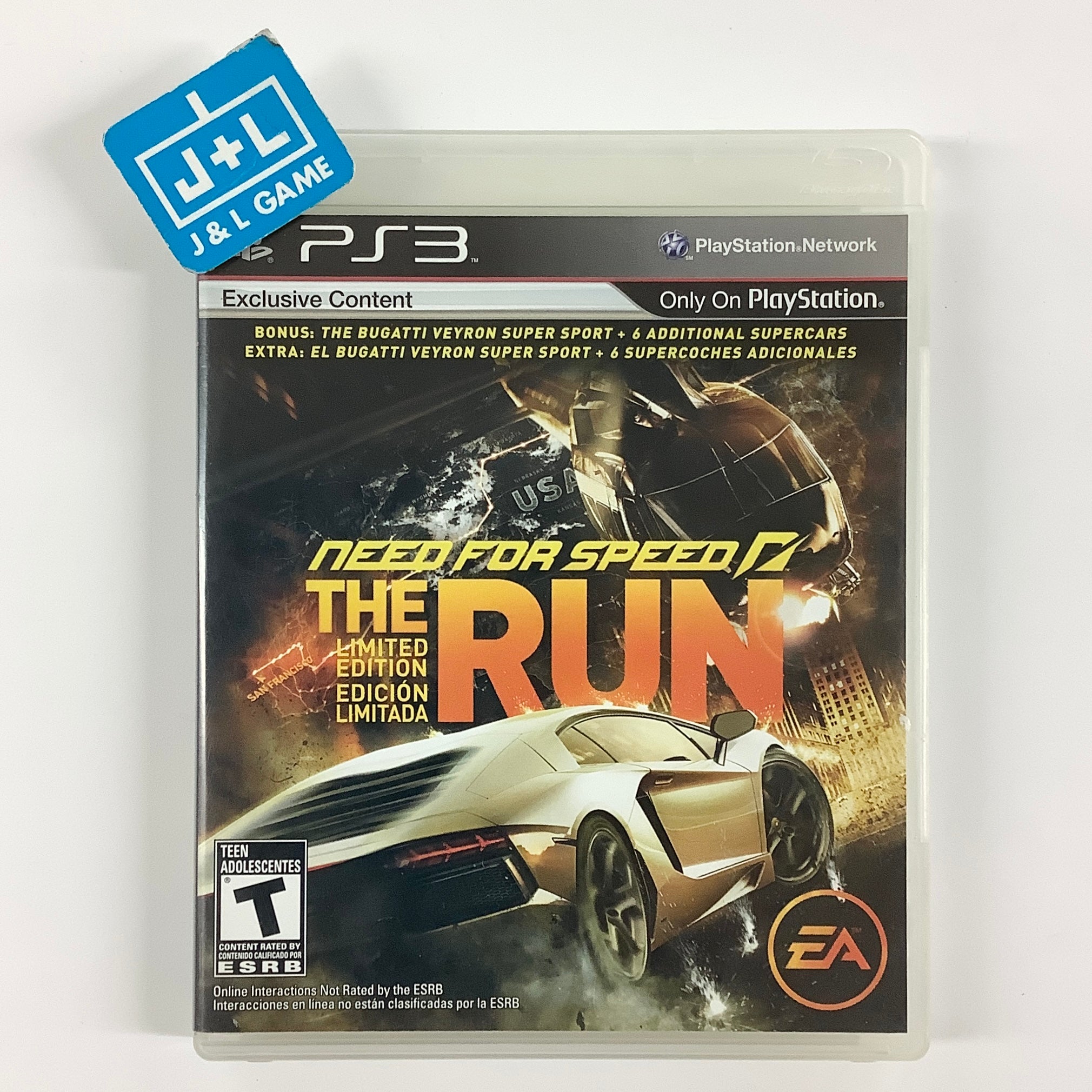 Need for Speed: The Run - (PS3) Playstation 3 [Pre-Owned] | J&L Game