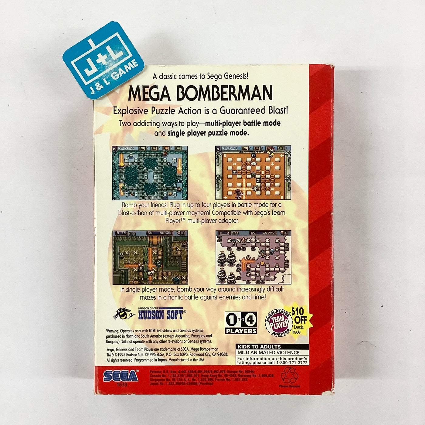 Mega Bomberman - (SG) SEGA Genesis [Pre-Owned] | J&L Game