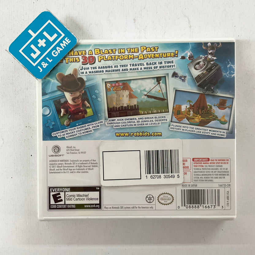 Rabbids Travel in Time 3D - Nintendo 3DS | J&L Game