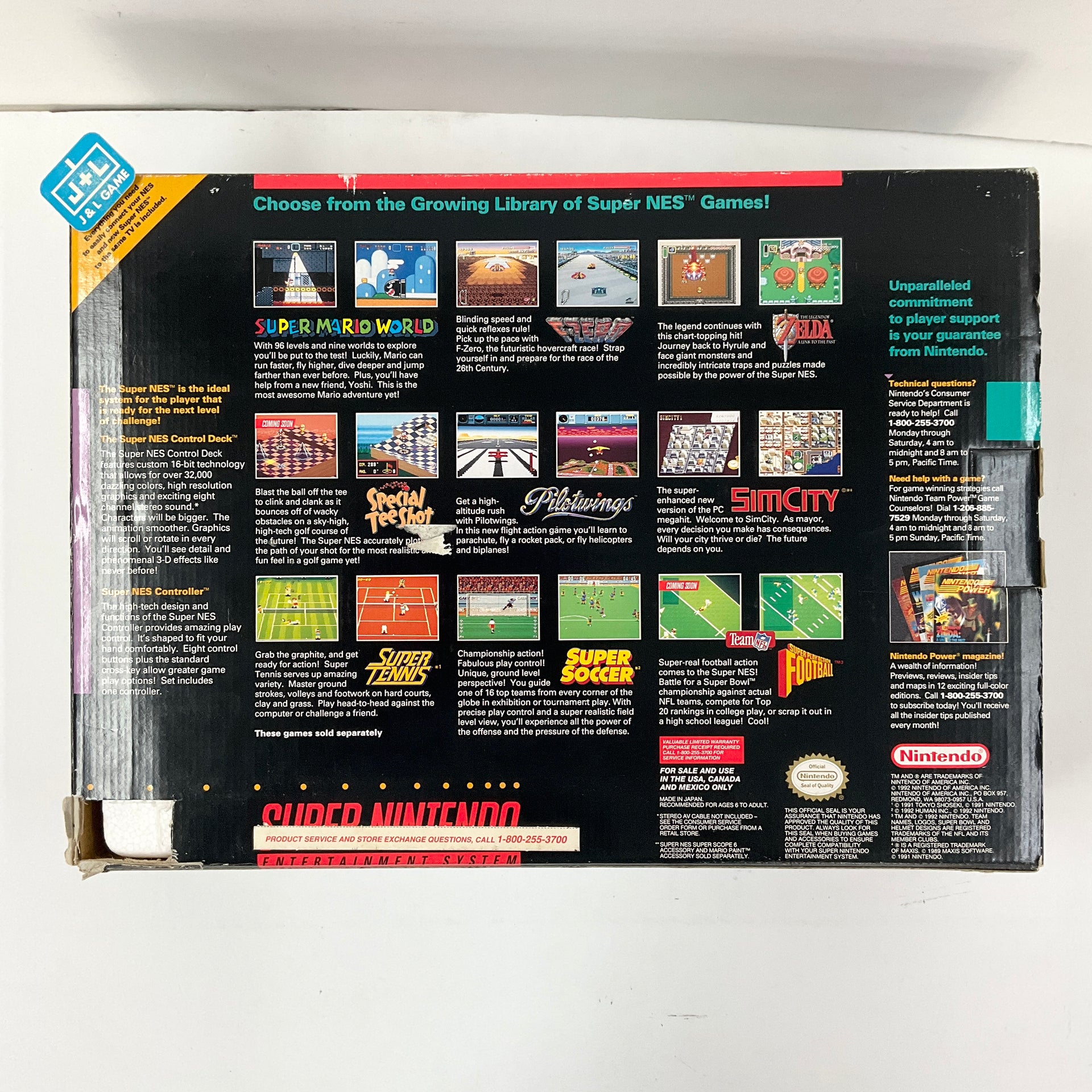 Super Nintendo Console Control Set - (SNES) Super Nintendo [Pre-Owned ...