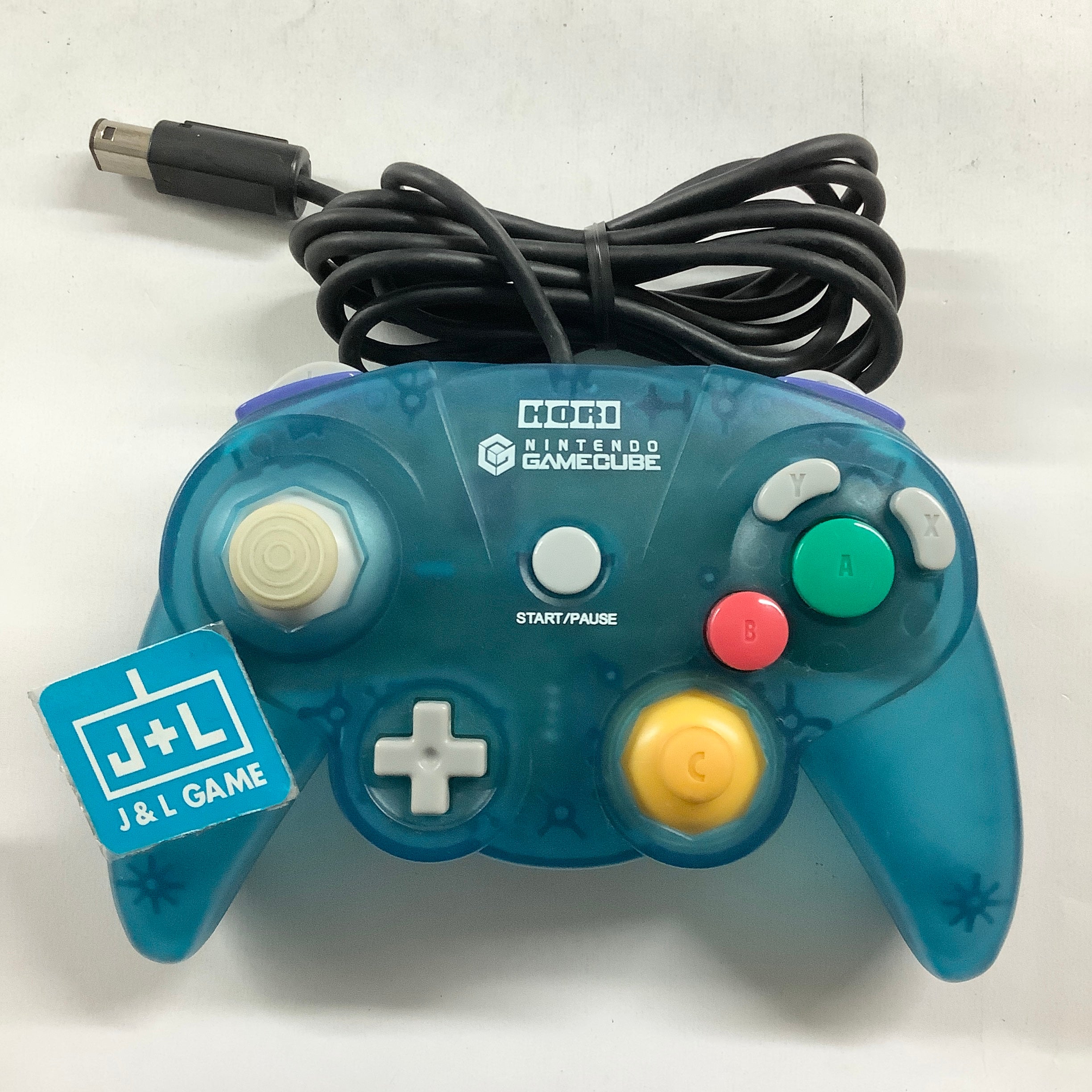HORI GameCube Controller (Clear Blue) - (GC) Nintendo GameCube [Pre-Ow ...