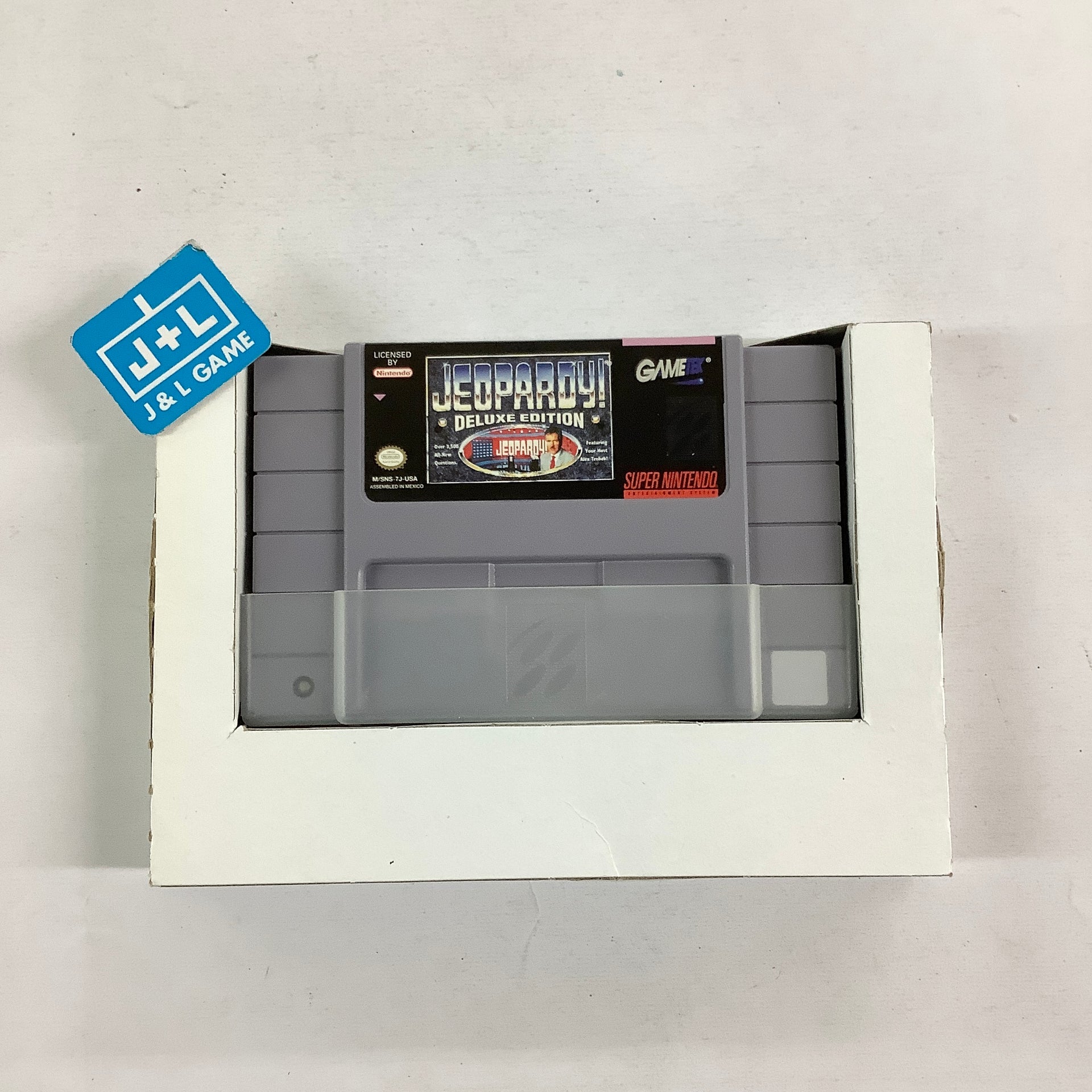 Jeopardy! Deluxe Edition - (SNES) Super Nintendo [Pre-Owned] | J&L Game
