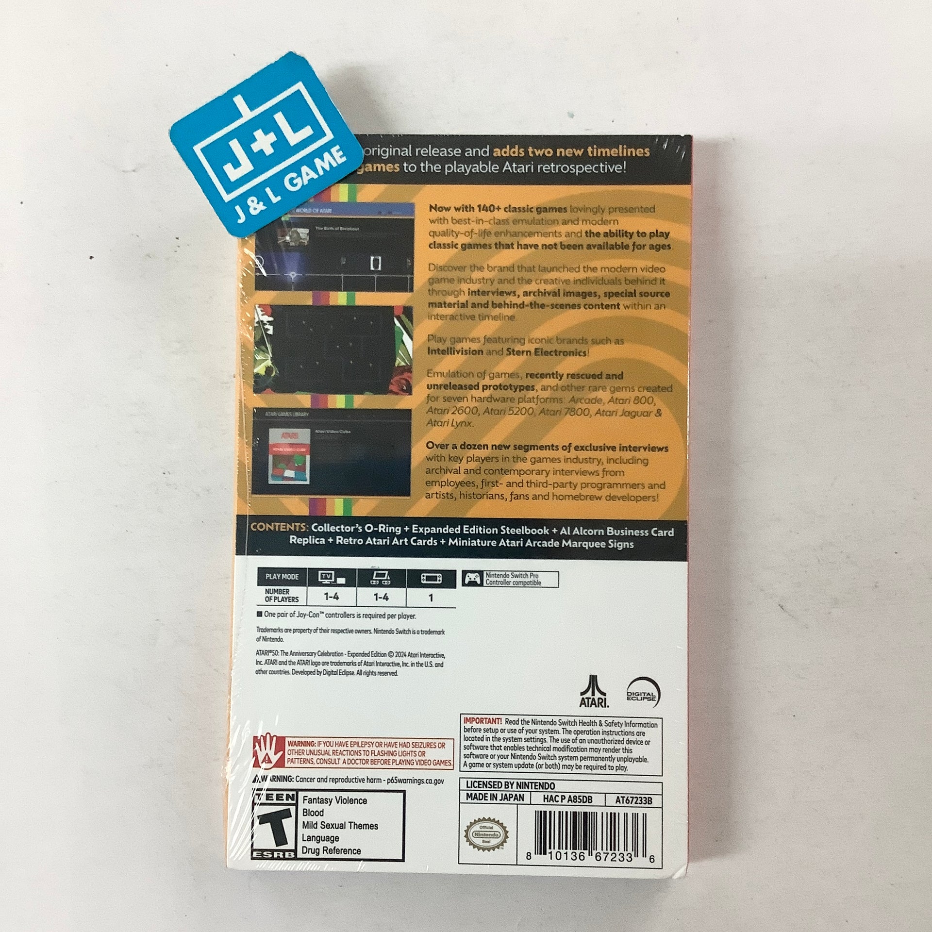 Atari 50: The Anniversary Celebration (Expanded Steelbook Edition ...