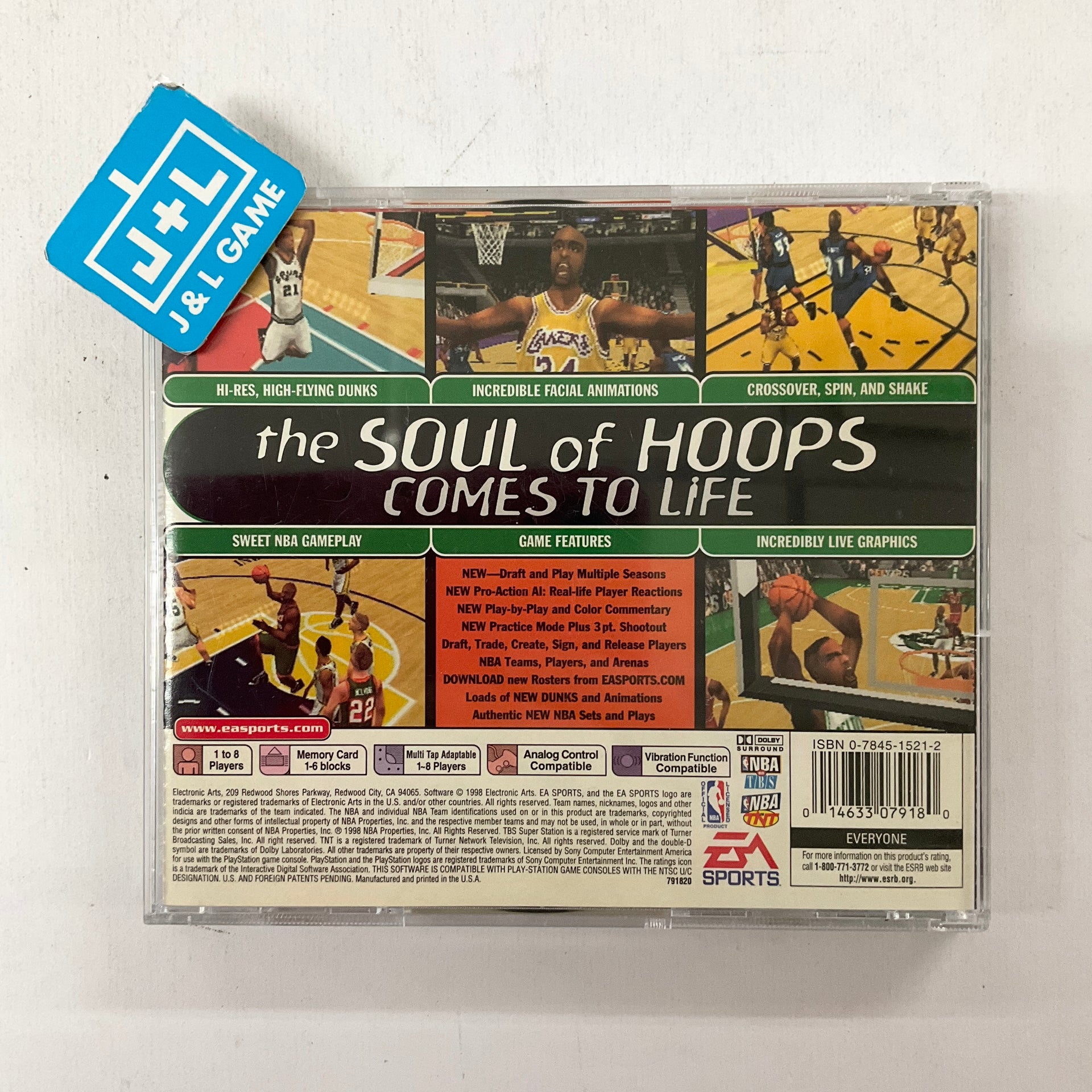 NBA Live 99 - (PS1) PlayStation 1 [Pre-Owned] | J&L Game