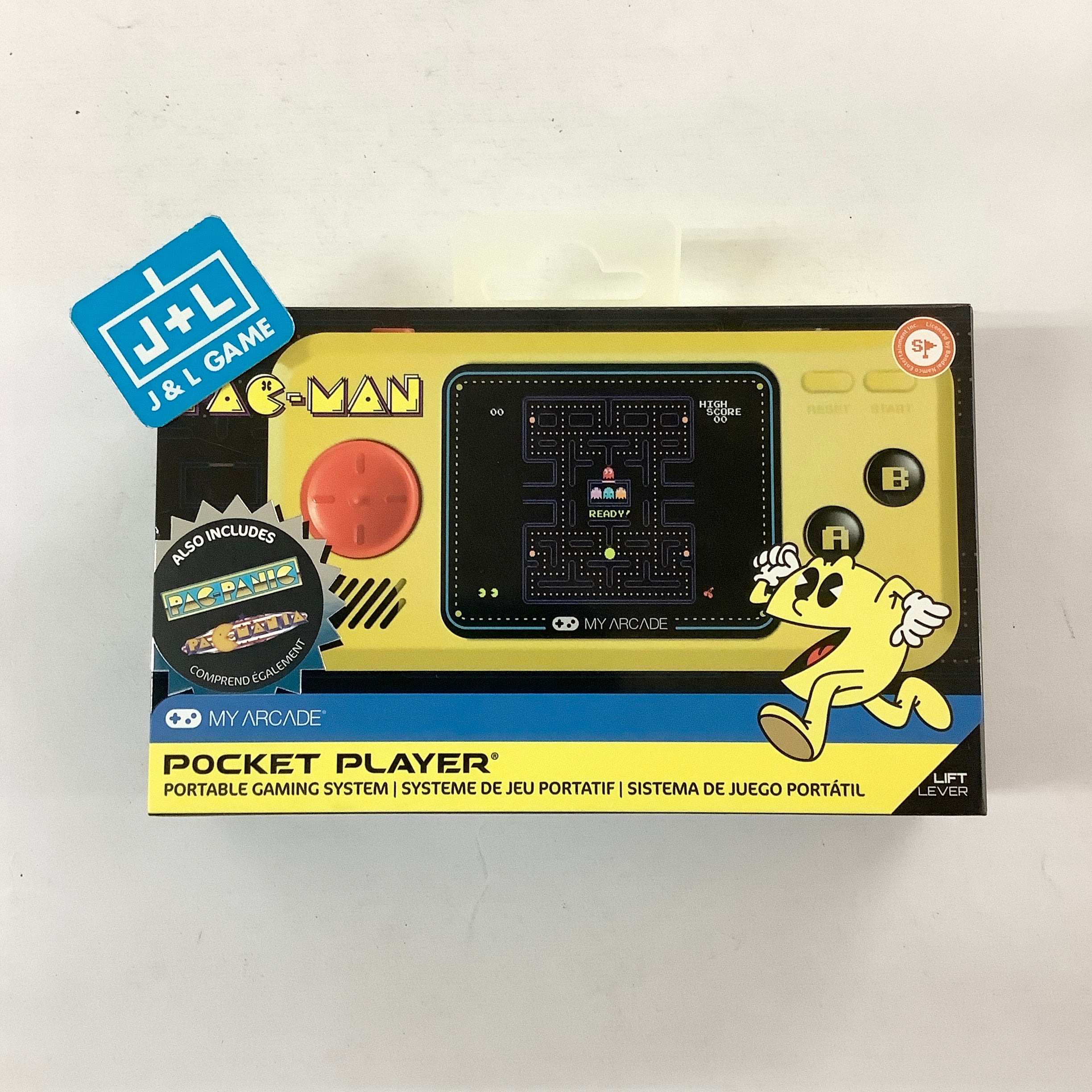 My Arcade Pocket Player (Pac-Man, Pac-Panic, Pac-Mania) | J&L Game