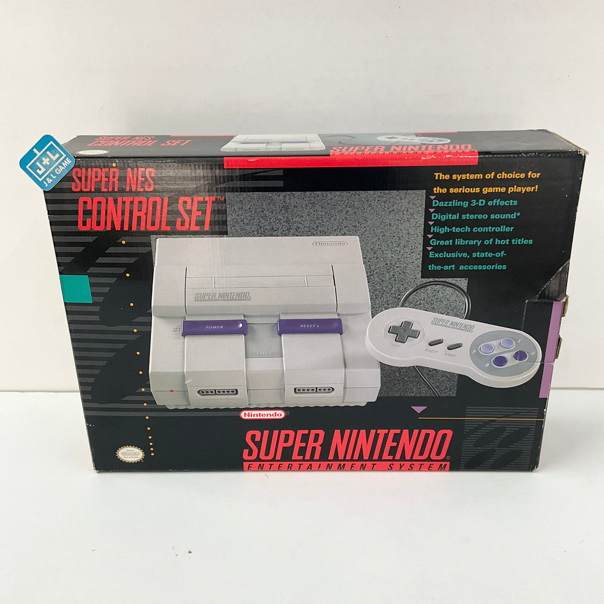 Super Nintendo Console Control Set - (SNES) Super Nintendo [Pre-Owned ...