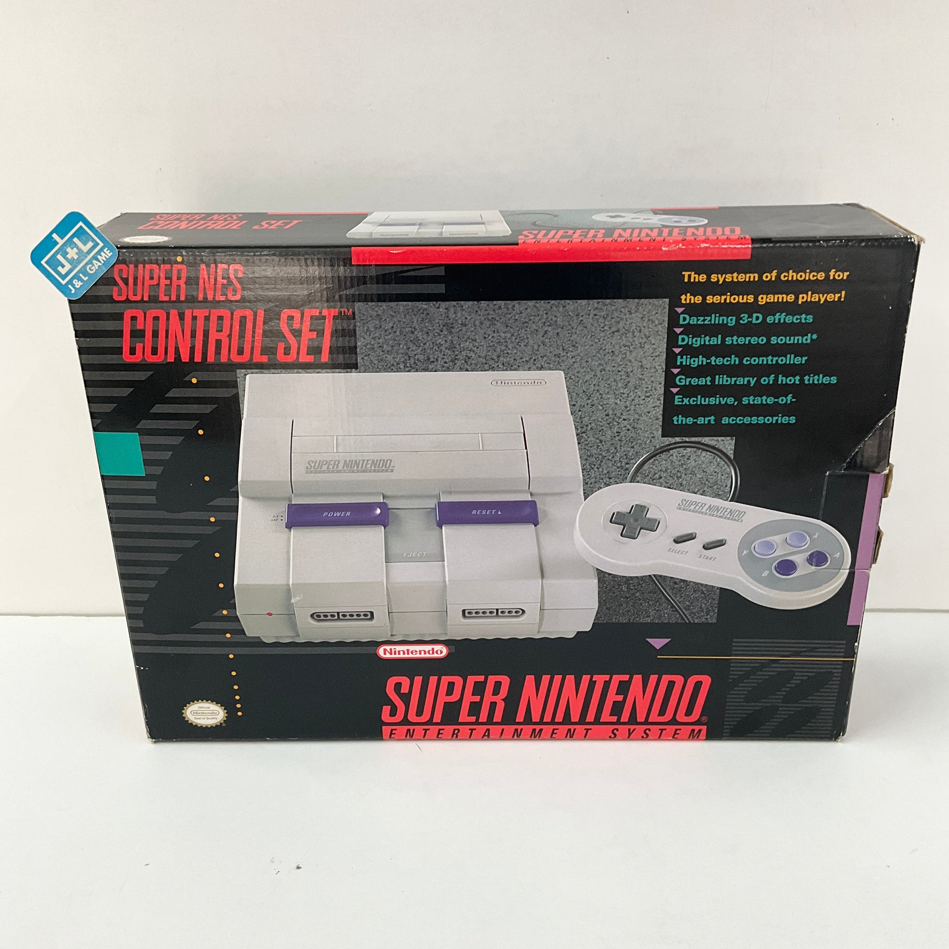 Super Nintendo Console Control Set - (SNES) Super Nintendo [Pre-Owned ...