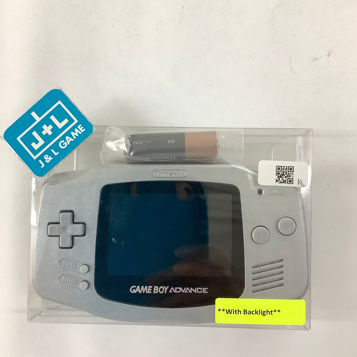 Nintendo Game Boy Advance Console (Platinum With Backlight)- (GBA) Gam ...