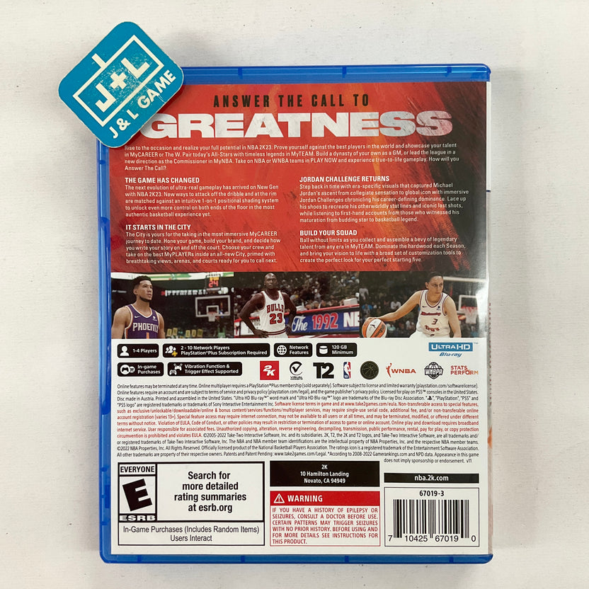 NBA 2K23 Michael Jordan Edition - (PS5) PlayStation 5 [Pre-Owned] | J&L ...