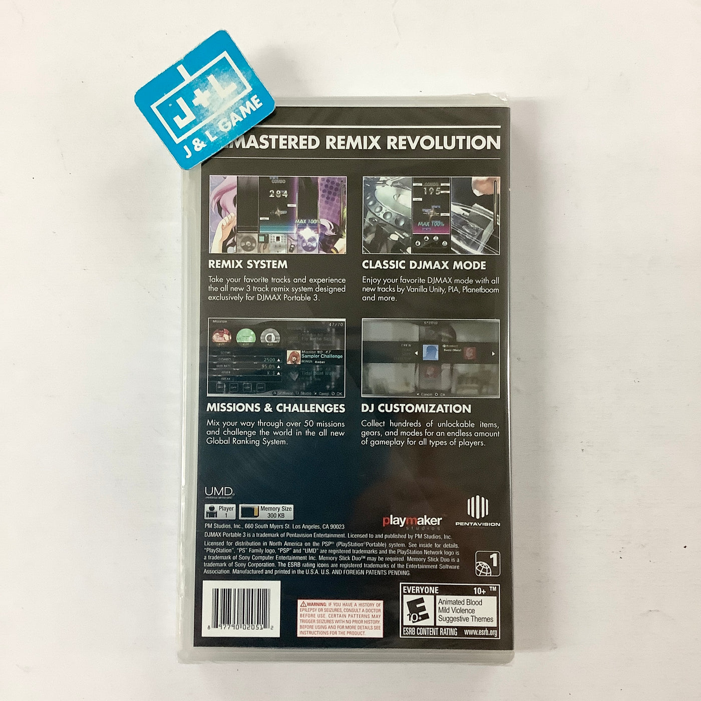 DJ Max Portable 3 - Sony PSP | J&L Game