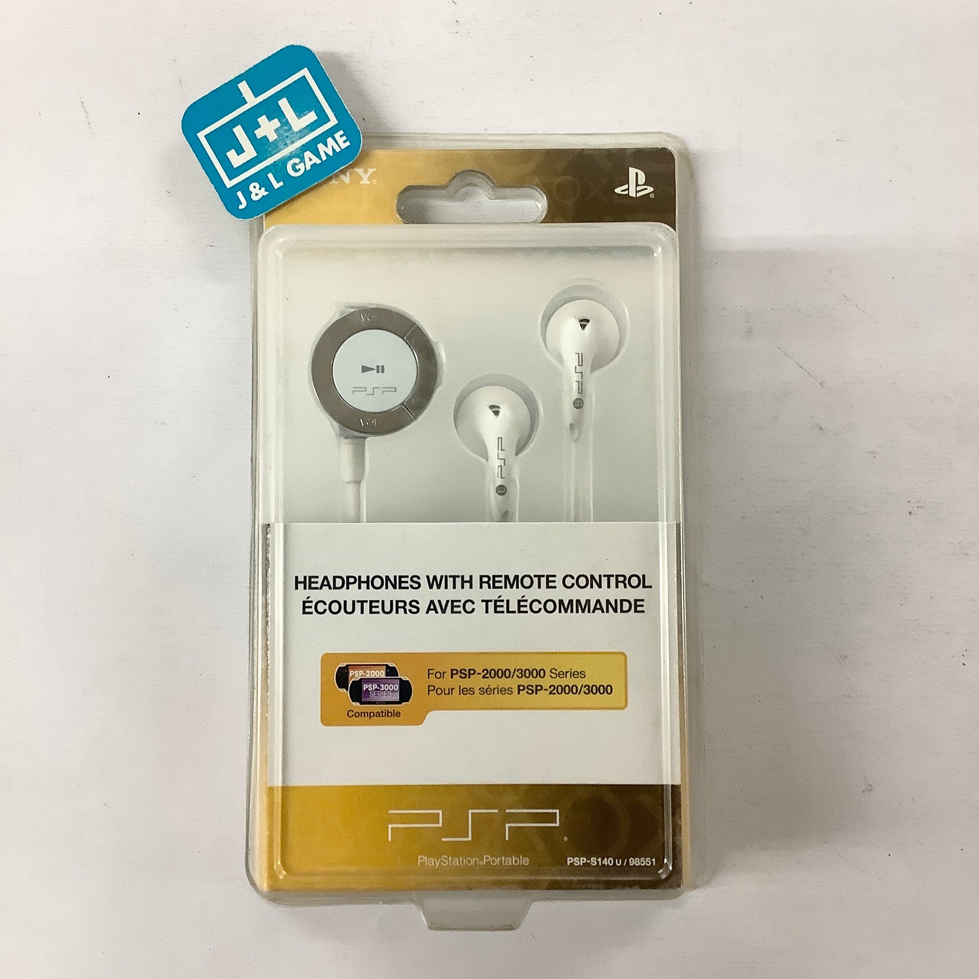 PSP Headphones with Remote Control - Sony PSP | J&L Game
