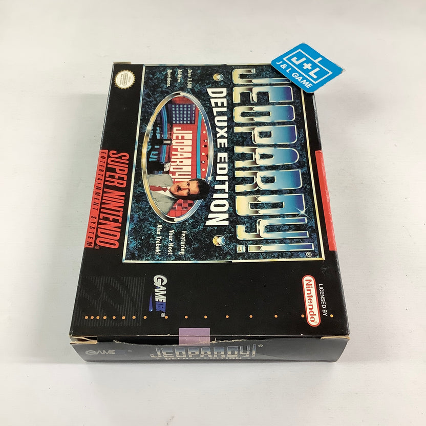 Jeopardy! Deluxe Edition - (SNES) Super Nintendo [Pre-Owned] | J&L Game