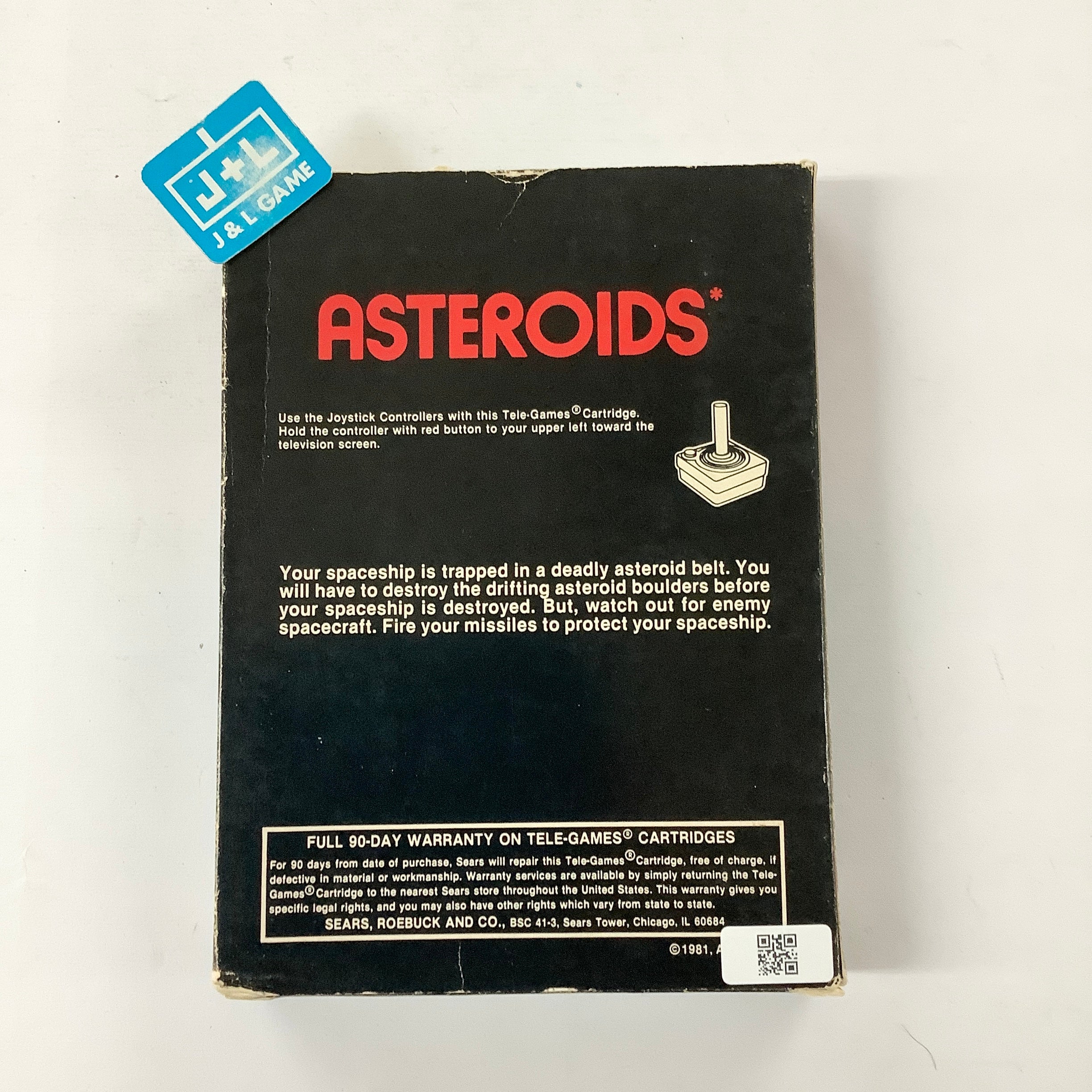 Asteroids (Sears Tele-Games) - Atari 2600 [Pre-Owned] | J&L Game