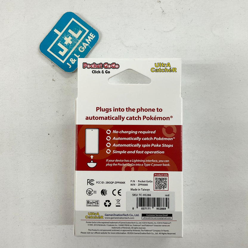 Totalconsole Pocket Go Go Click & Go Monster Catcher (RED) | J&L Game