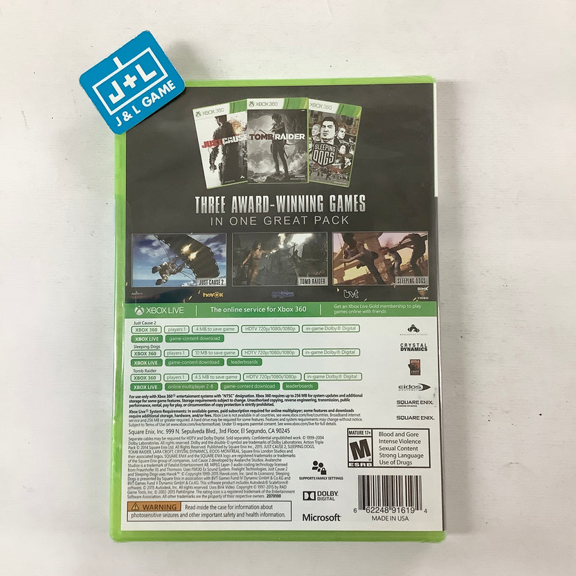 Ultimate Action Triple Pack - Xbox 360 | J&L Game