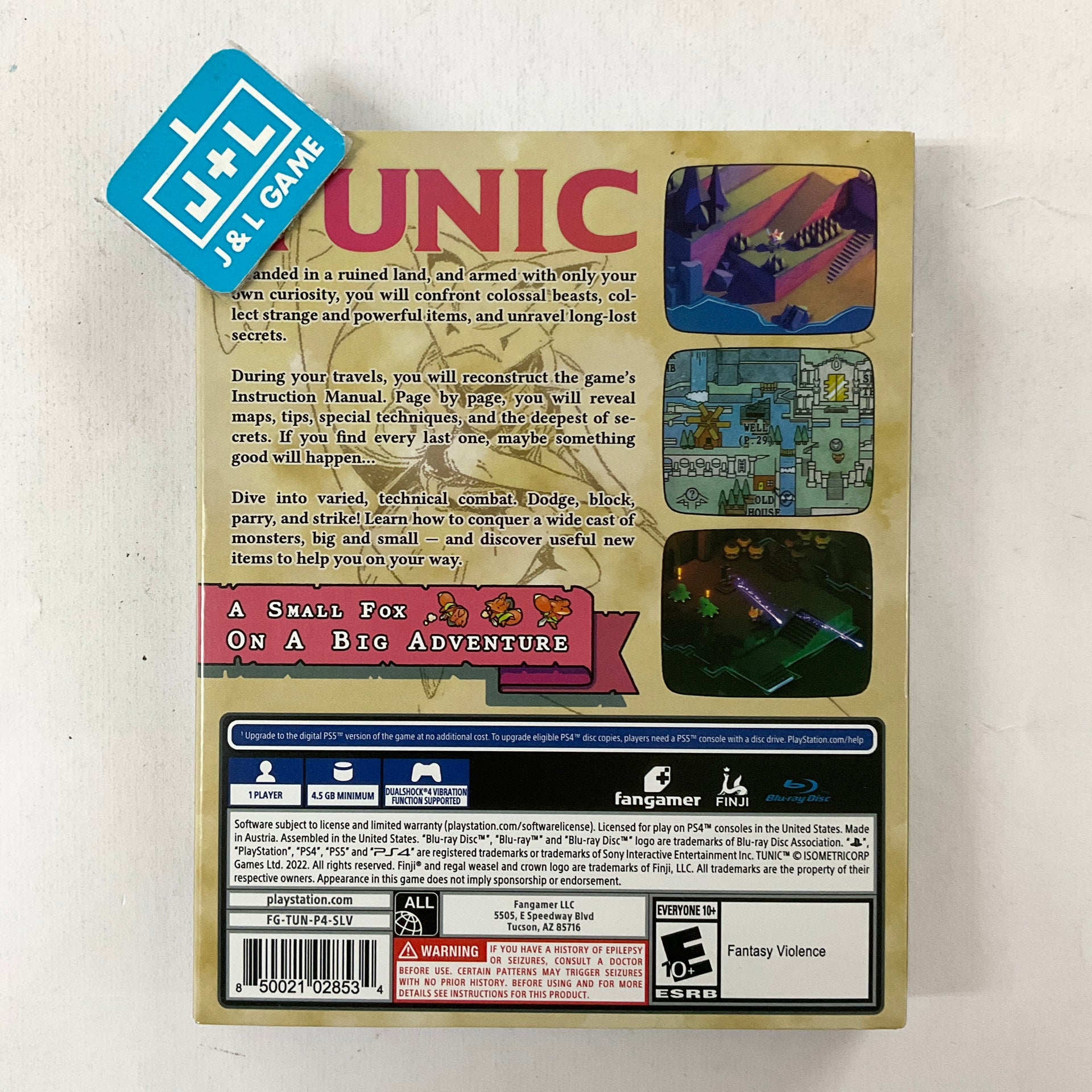 Tunic (Deluxe Edition) - (PS4) Playstation 4 [Pre-Owned] | J&L Game