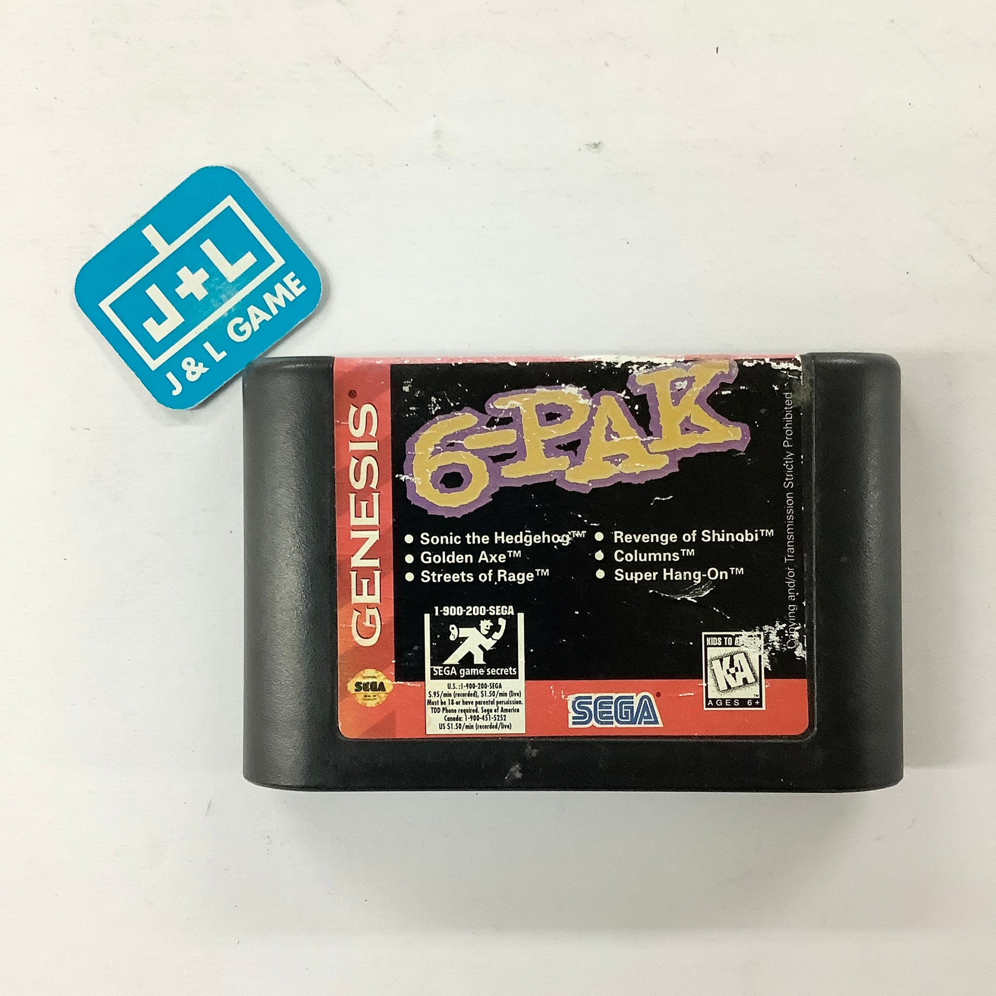 6-Pak - (SG) SEGA Genesis [Pre-Owned] – J&L Video Games New York City