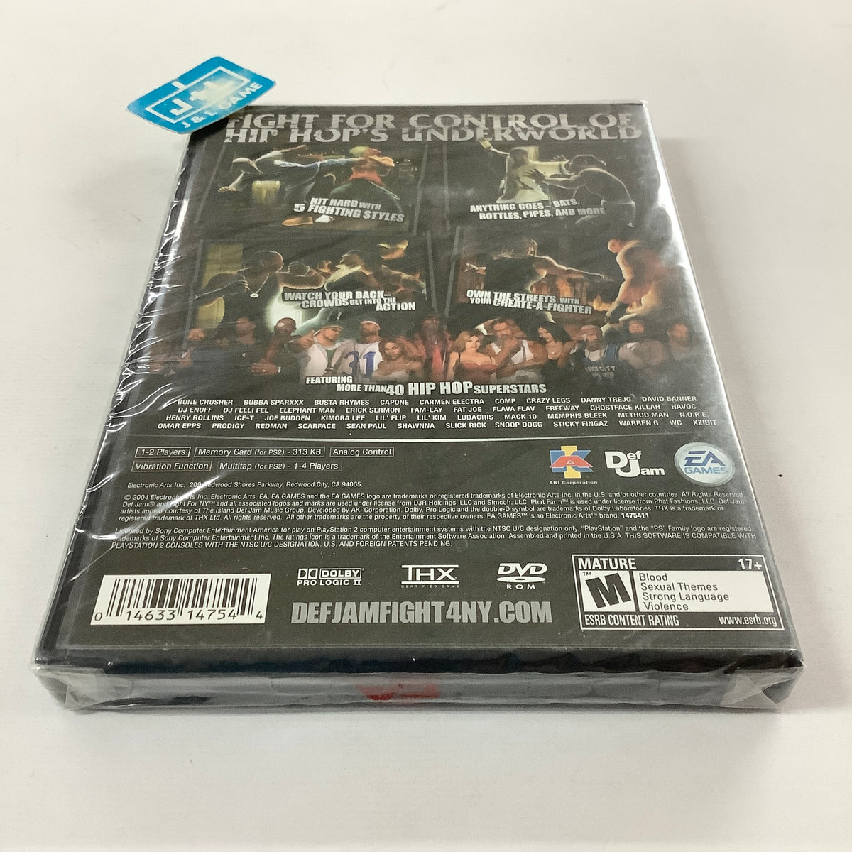 Def Jam: Fight for NY - (PS2) PlayStation 2 | J&L Game