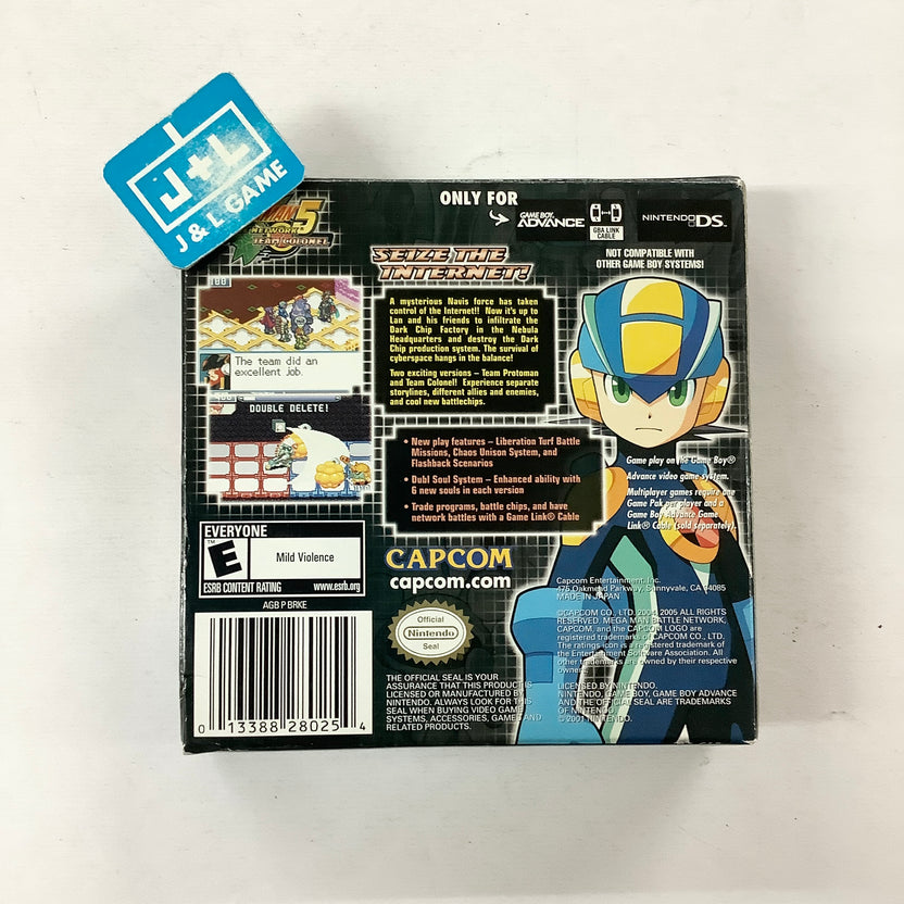 Mega Man Battle Network 5: Team Colonel - (GBA) Game Boy Advance [Pre ...