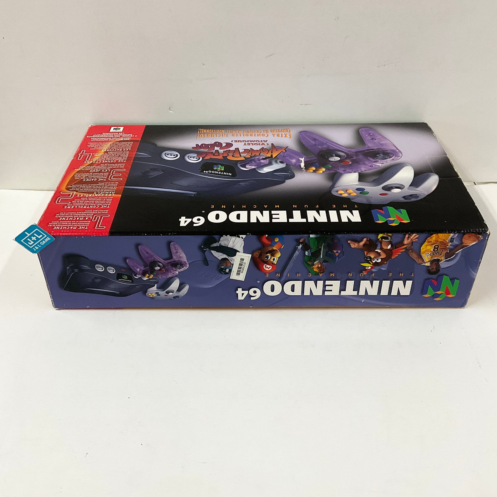 Nintendo 64 Hardware Console (Black w/ Atomic Purple Controller) - (N6 ...