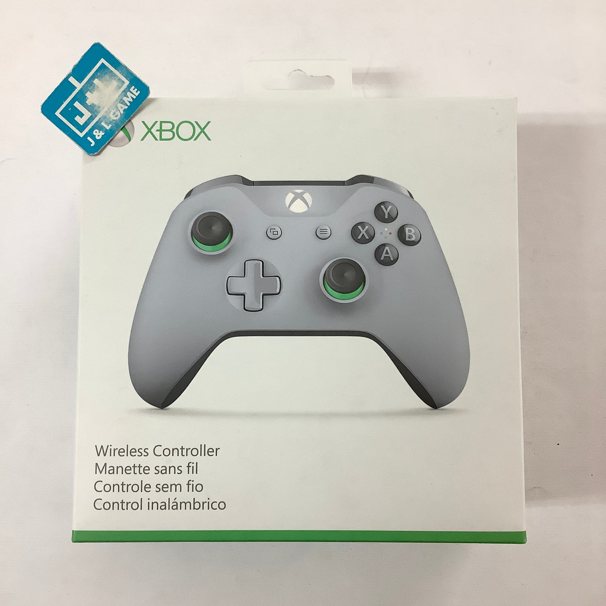 Microsoft Xbox One Wireless Controller (Grey/Green) - (XB1) Xbox One ...