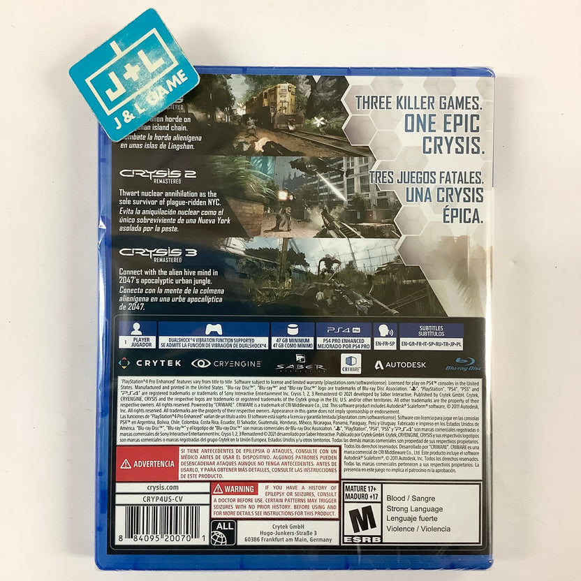 Crysis Remastered Trilogy - (PS4) PlayStation 4 | J&L Game