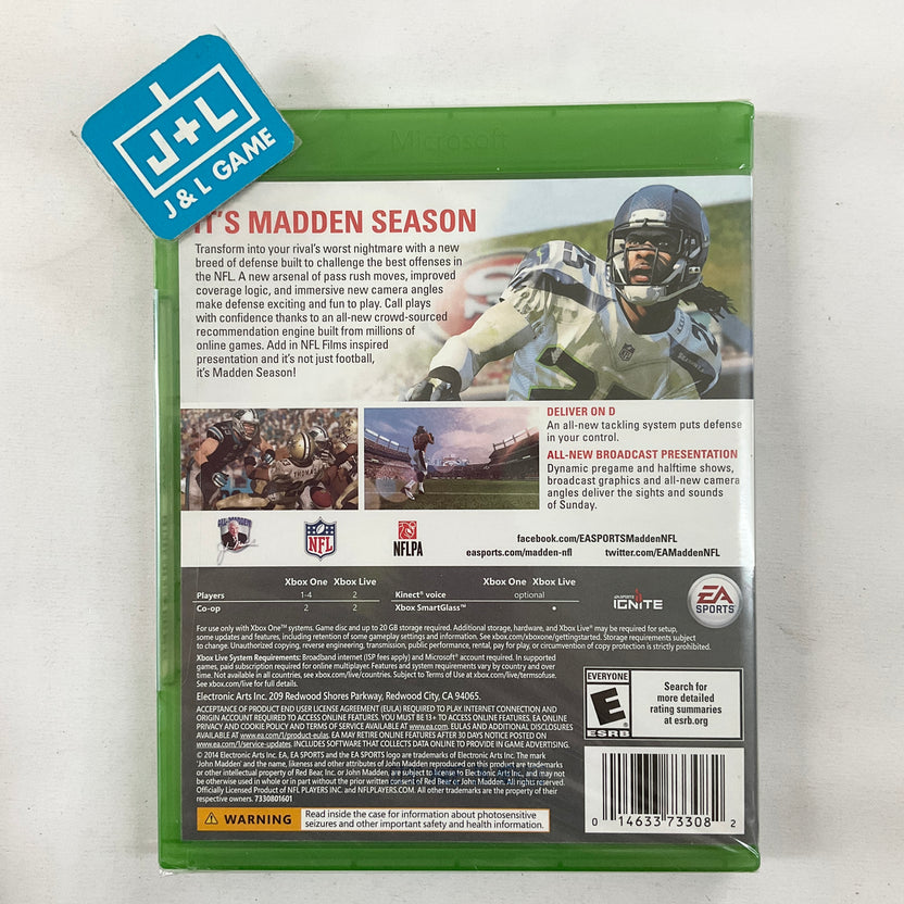 Madden NFL 15 - (XB1) Xbox One | J&L Game