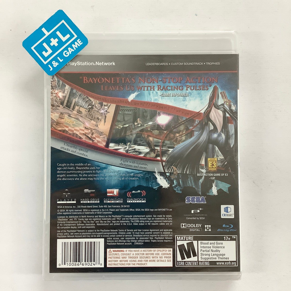 Bayonetta - (PS3) Playstation 3 | J&L Game