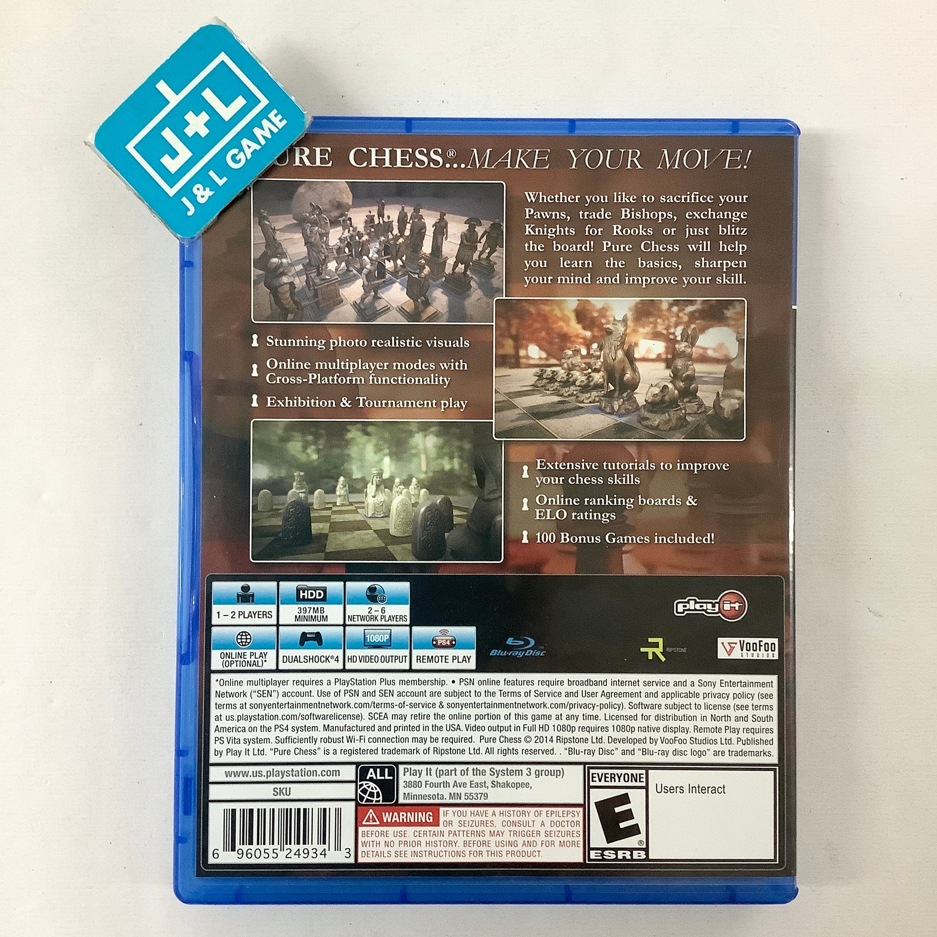 Pure Chess - (PS4) PlayStation 4 [Pre-Owned] | J&L Game