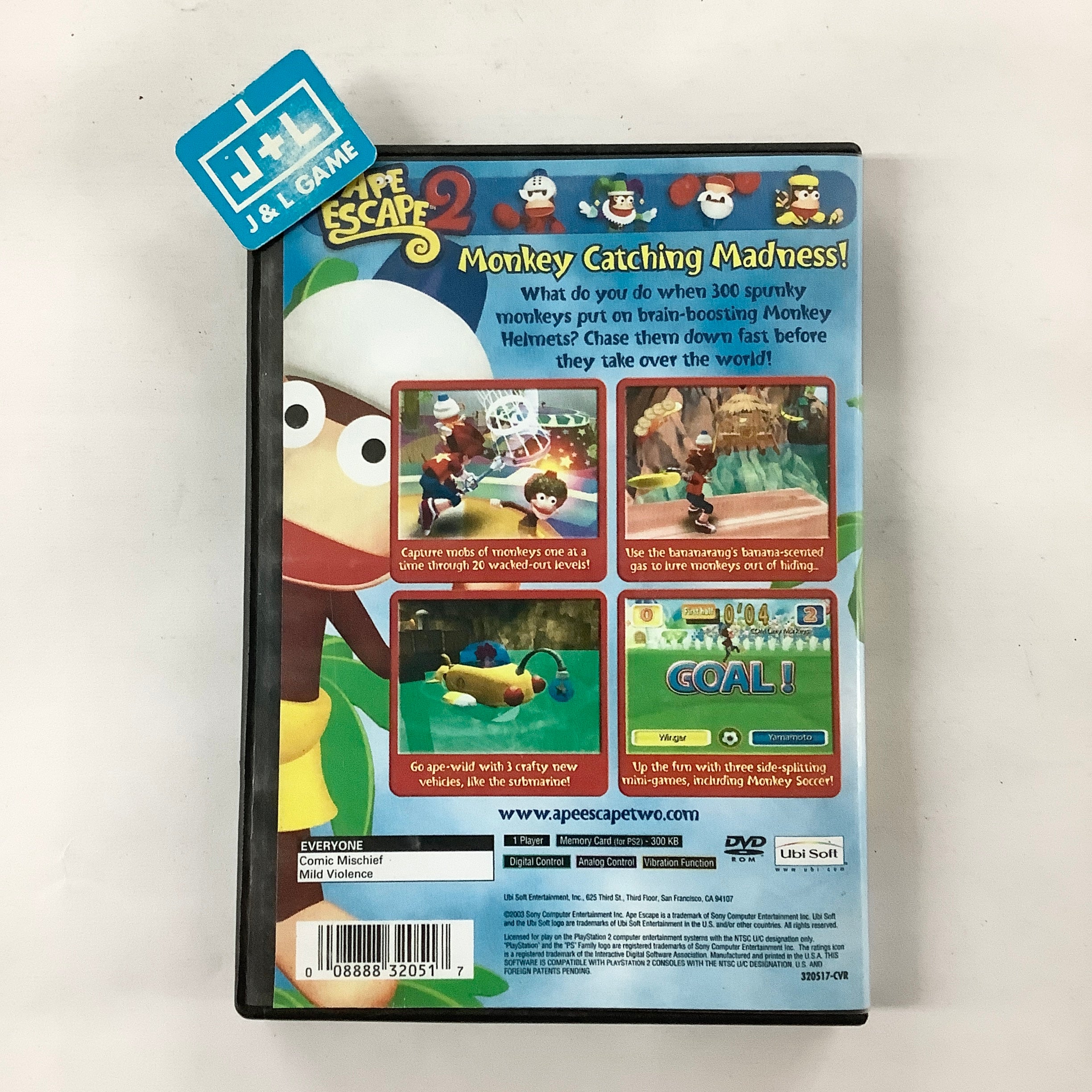 Ape Escape 2 - (PS2) PlayStation 2 [Pre-Owned] | J&L Game