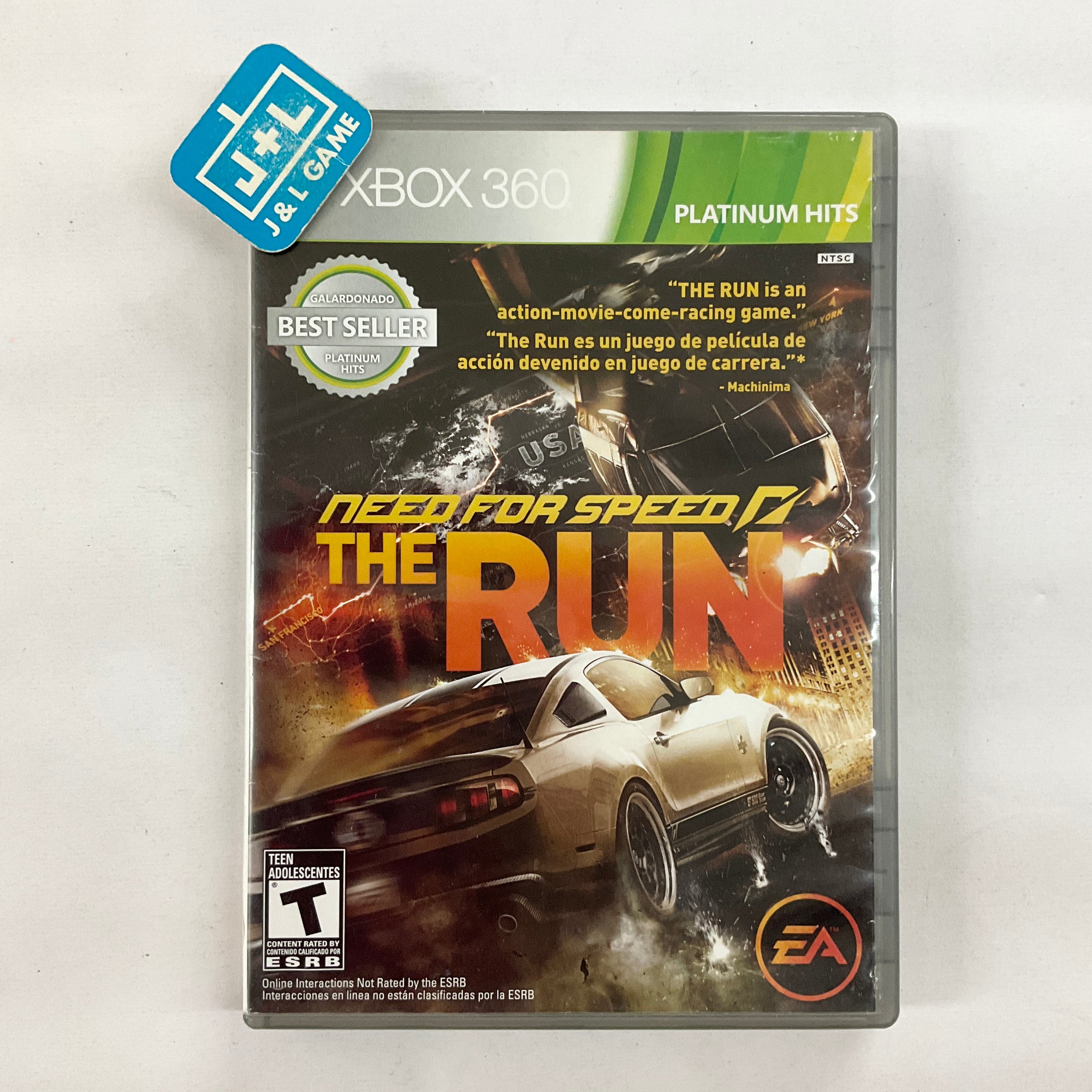 Need For Speed: The Run (Platinum Hits) - Xbox 360 [Pre-Owned] | J&L Game