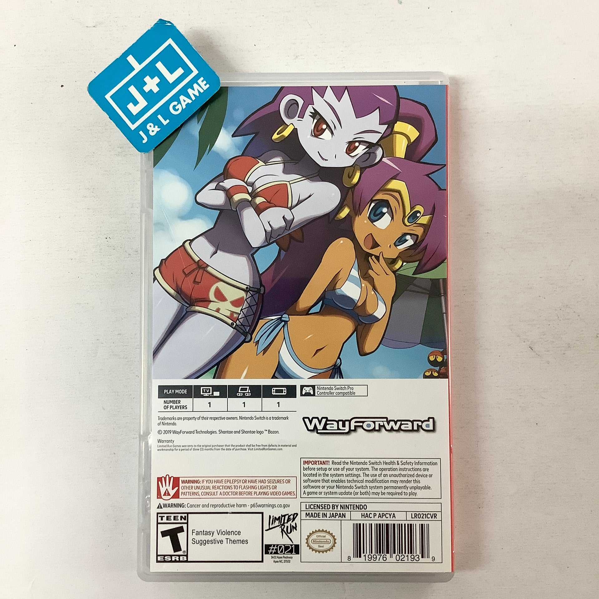 Shantae and the Pirate's Curse (Limited Run #021) - (NSW) Nintendo Swi ...