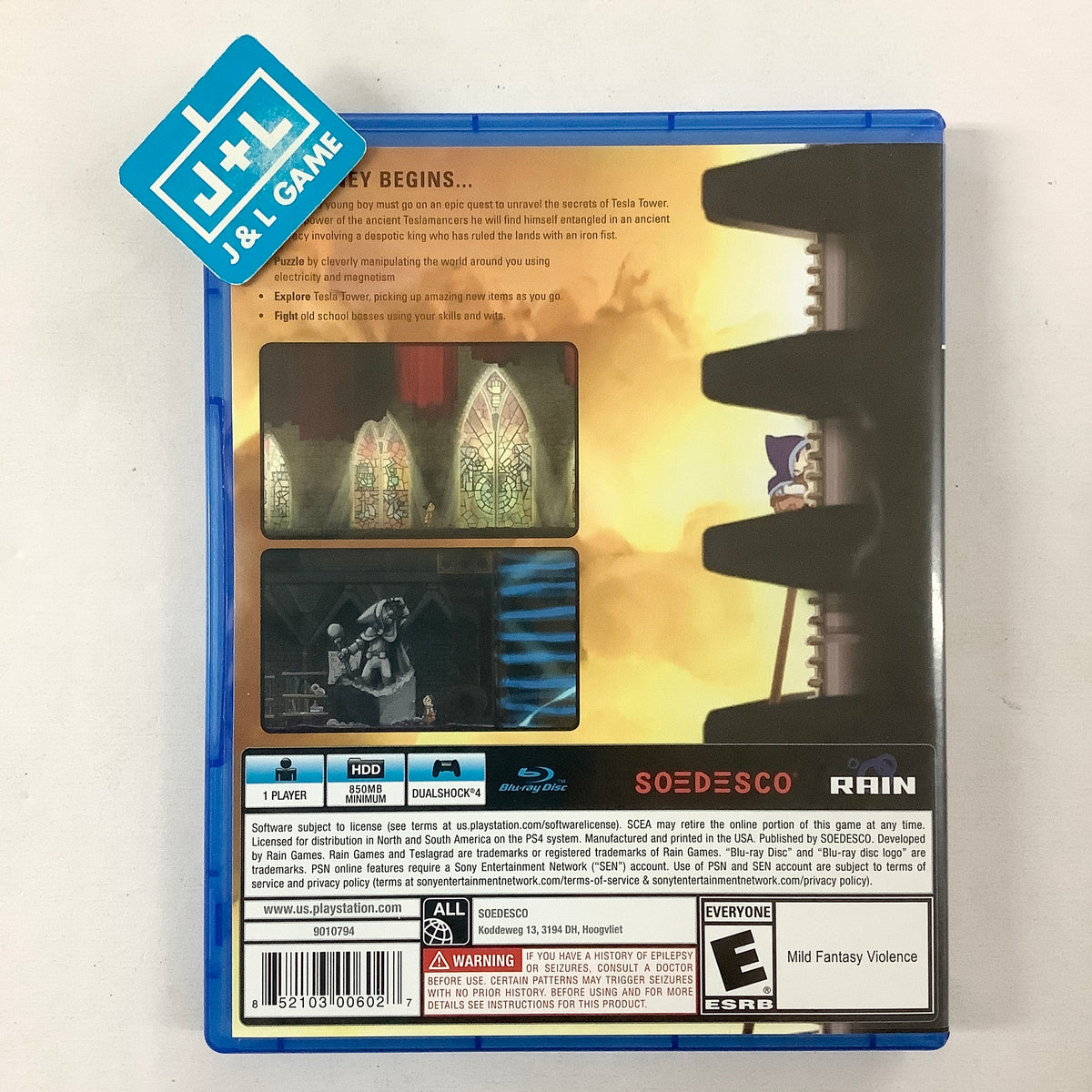 Teslagrad - (PS4) PlayStation 4 [Pre-Owned] | J&L Game