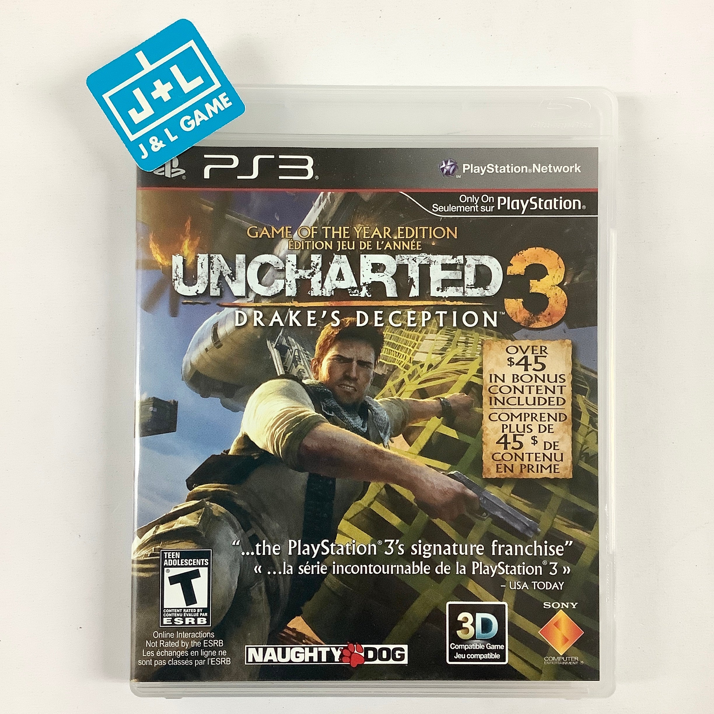 Uncharted 3: Drake's Deception (Game of the Year Edition) - (PS3) Play ...