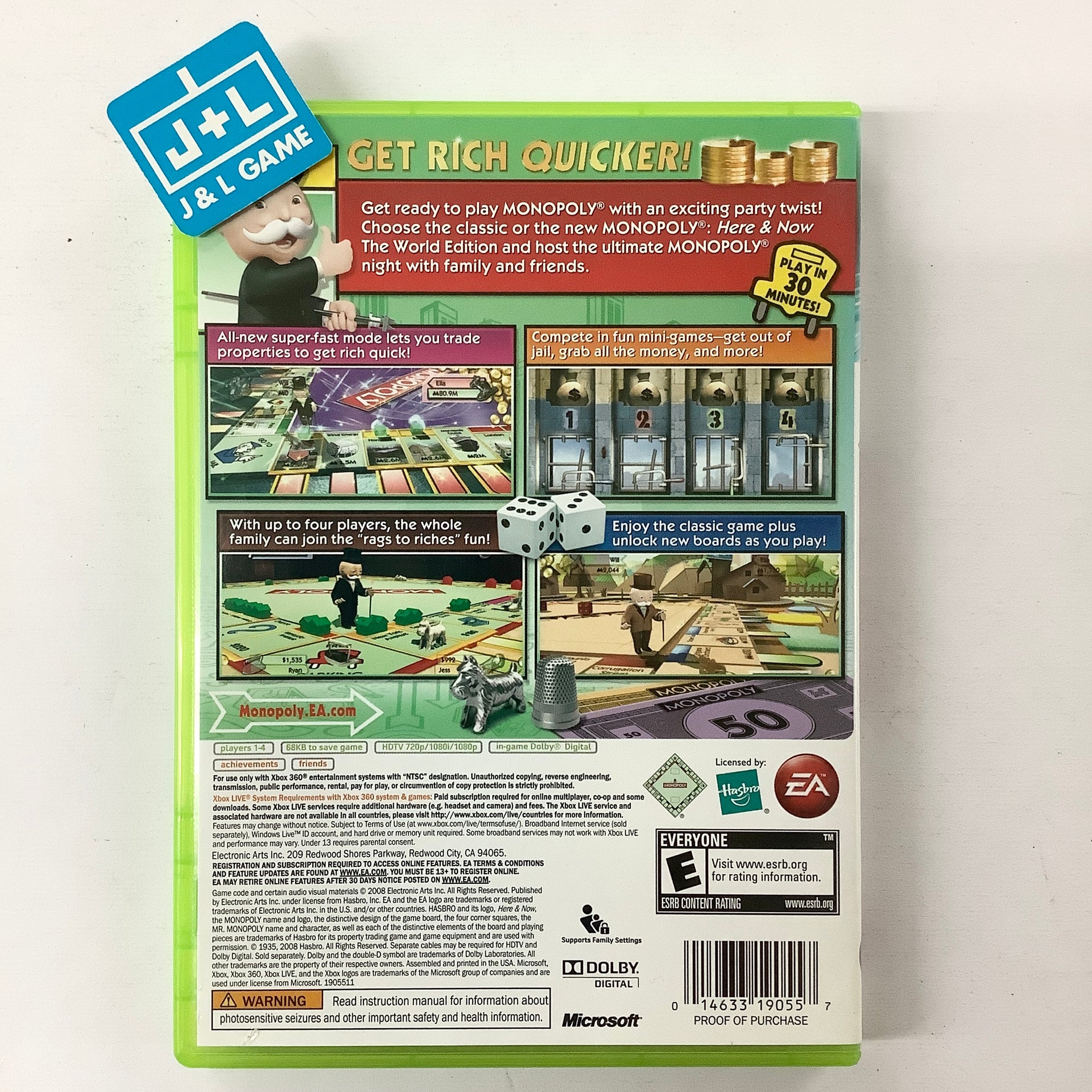 Monopoly - Xbox 360 [Pre-Owned] | J&L Game