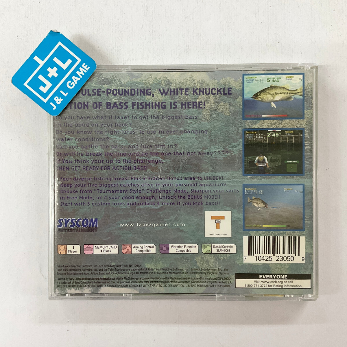 Action Bass - (PS1) PlayStation 1 [Pre-Owned] | J&L Game