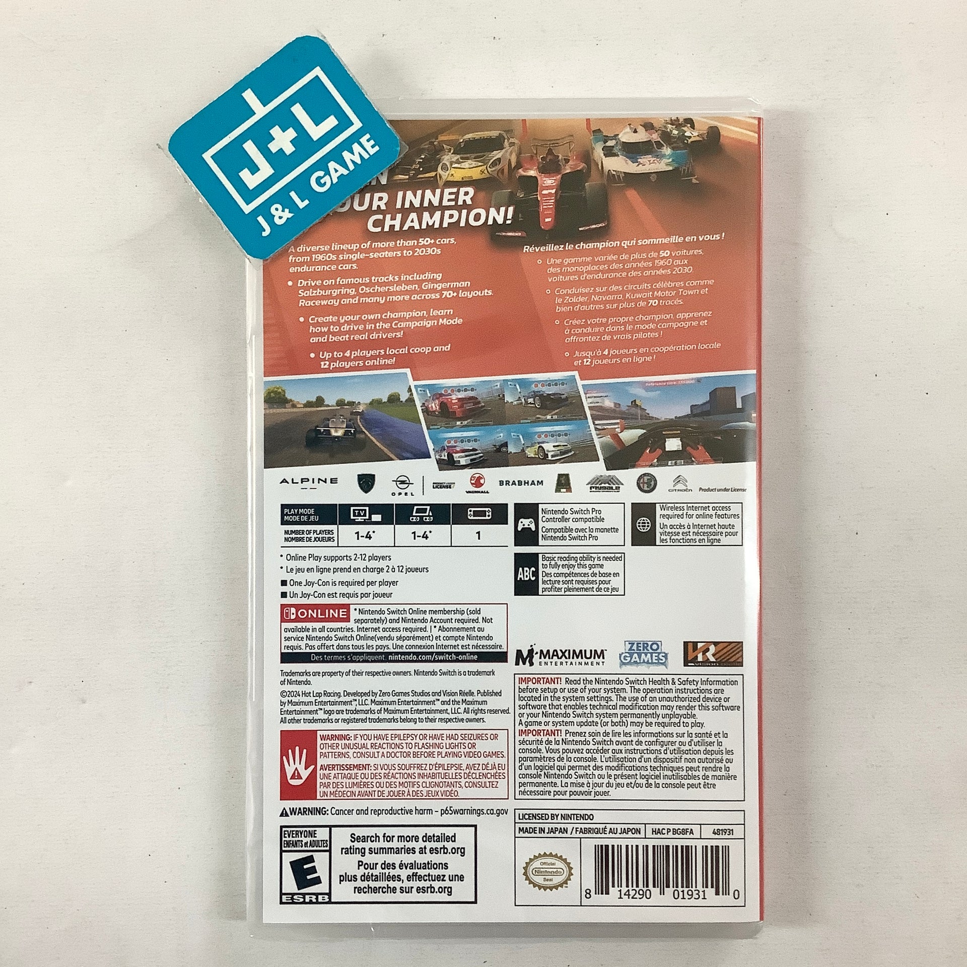 Hot Lap Racing - (NSW) Nintendo Switch | J&L Game