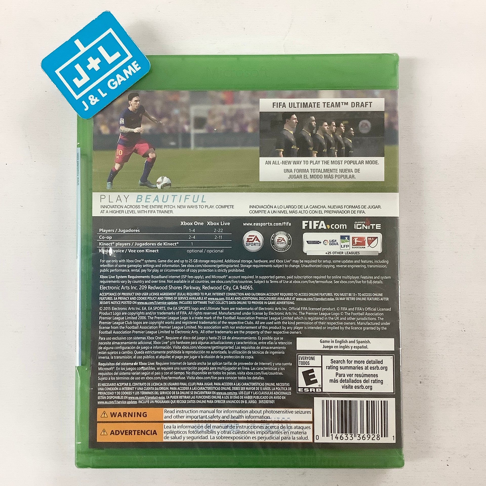 FIFA 16 - (XB1) Xbox One | J&L Game
