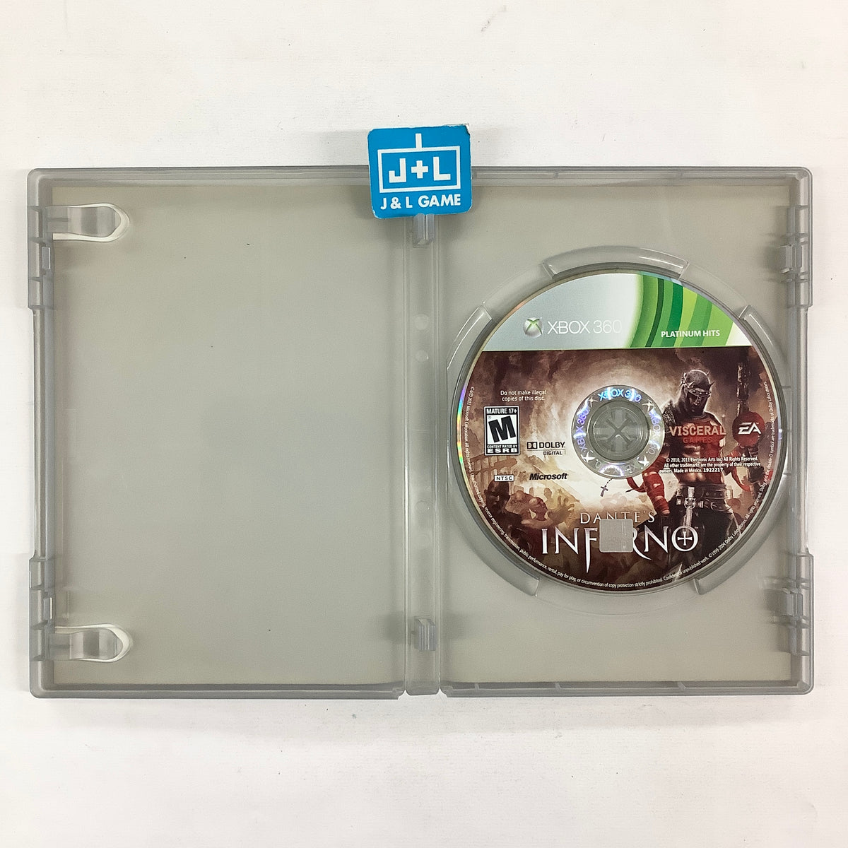 Dante's Inferno (Platinum Hits) - Xbox 360 [Pre-Owned] | J&L Game