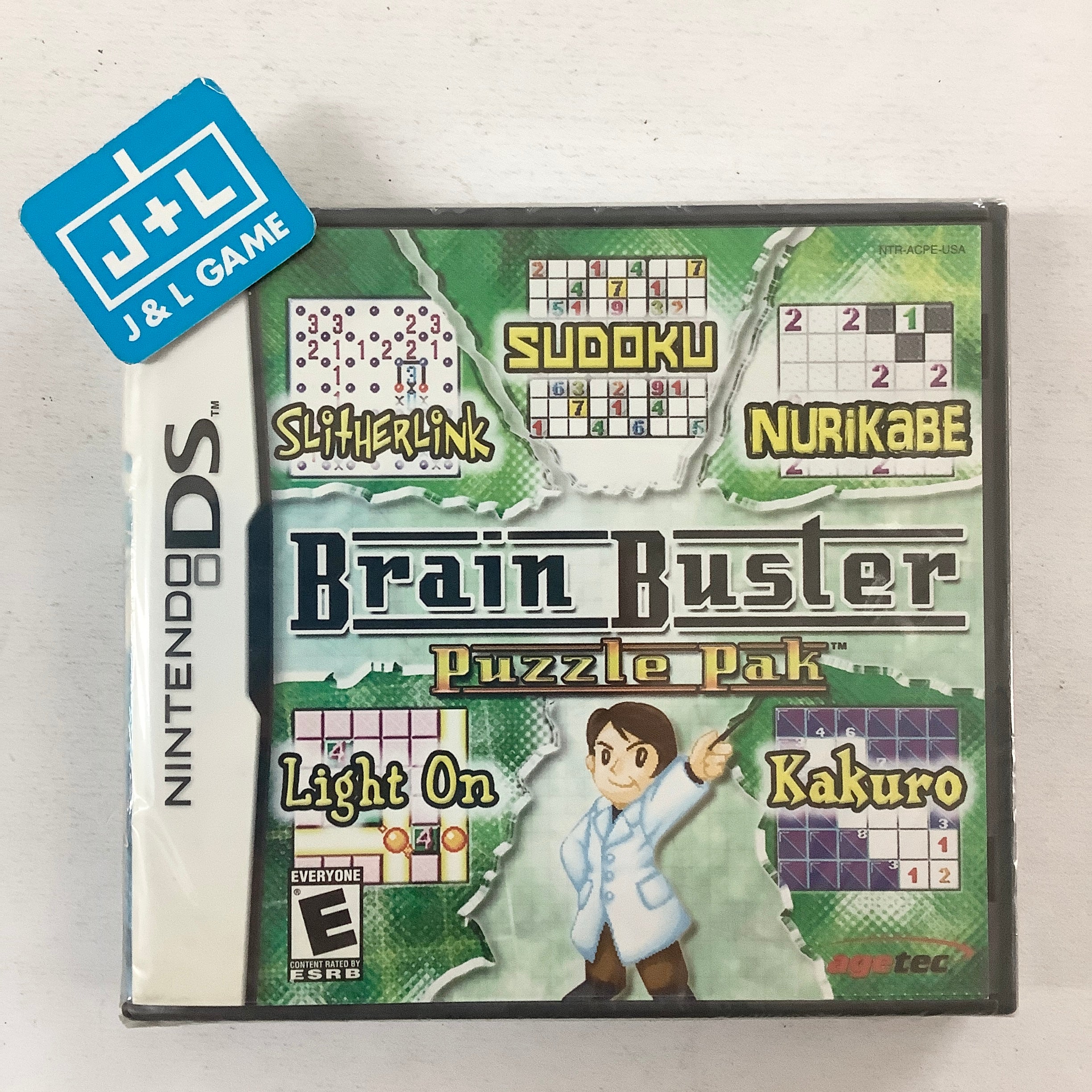 Brain Buster: Puzzle Pak - (NDS) Nintendo DS | J&L Game