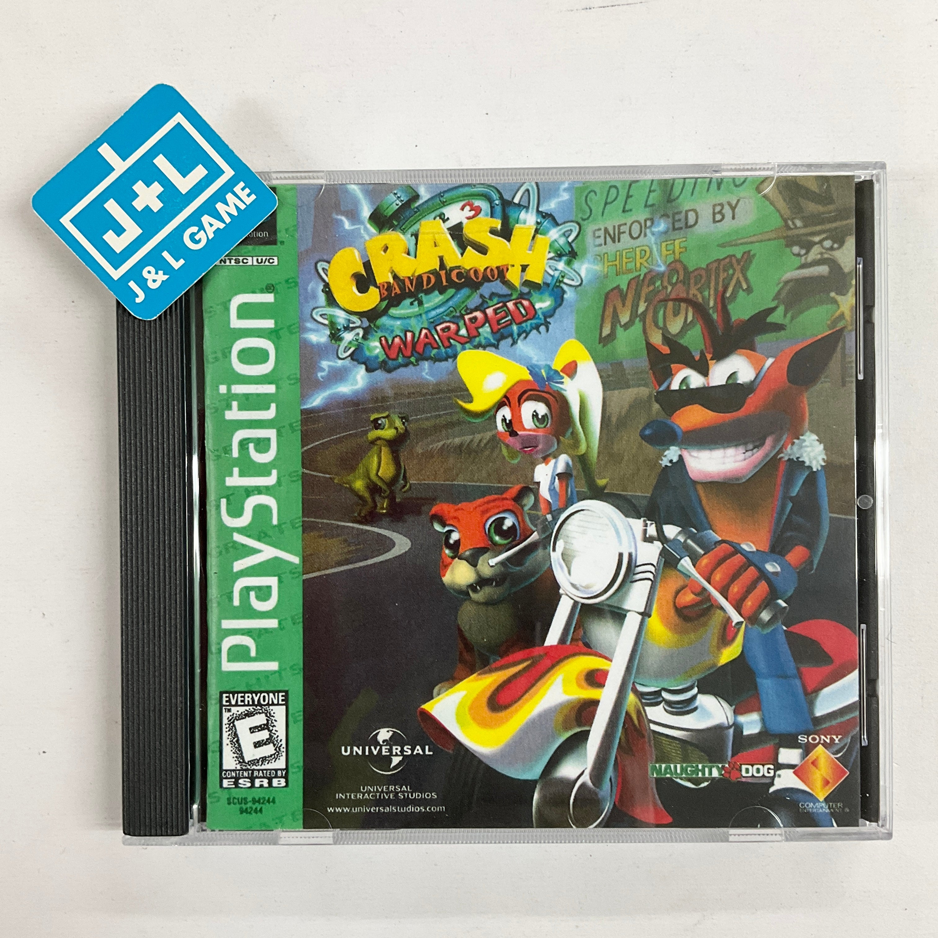 Crash Bandicoot 3: Warped (Greatest Hits) - (PS1) PlayStation 1 [Pre-O ...