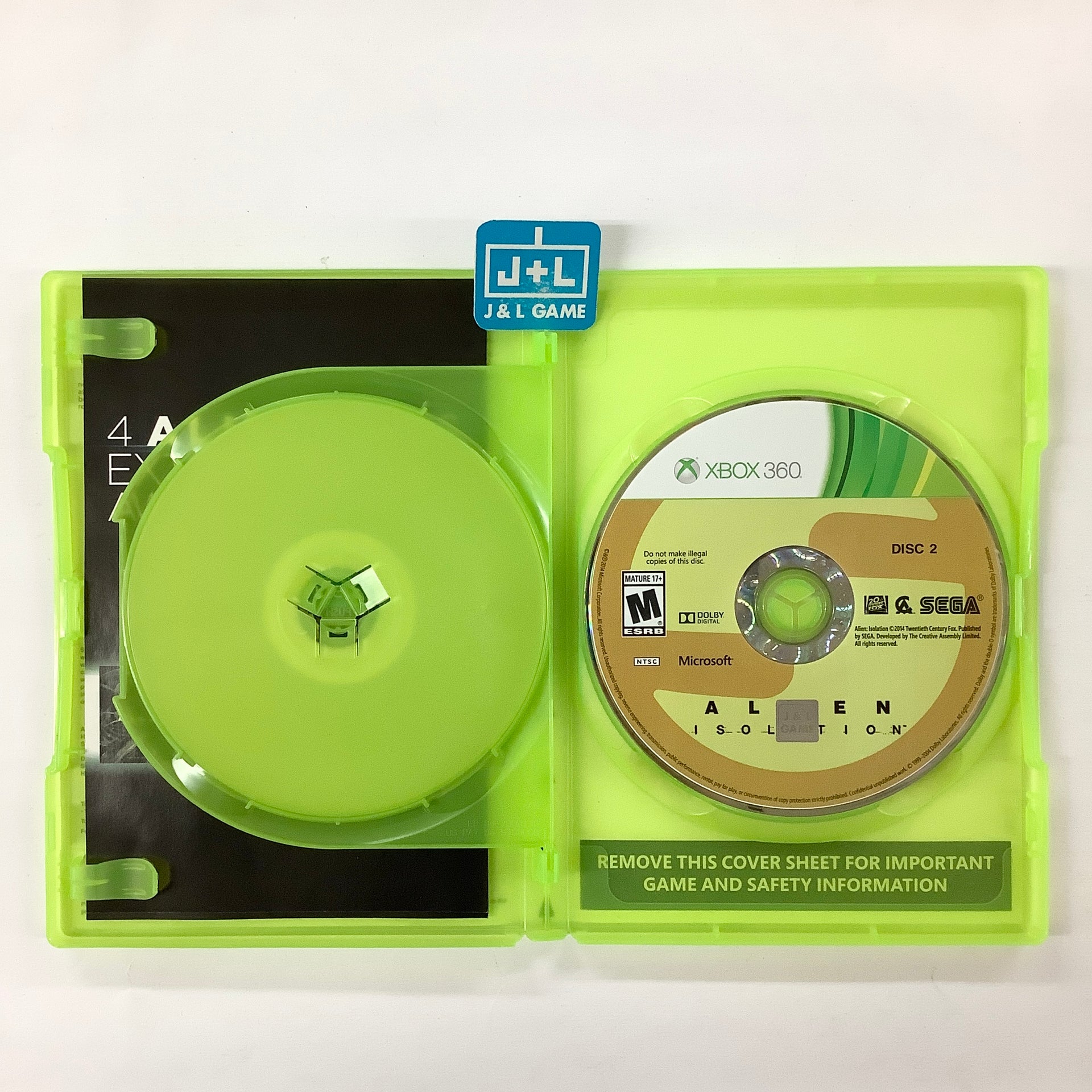 Alien: Isolation - Xbox 360 [Pre-Owned] | J&L Game