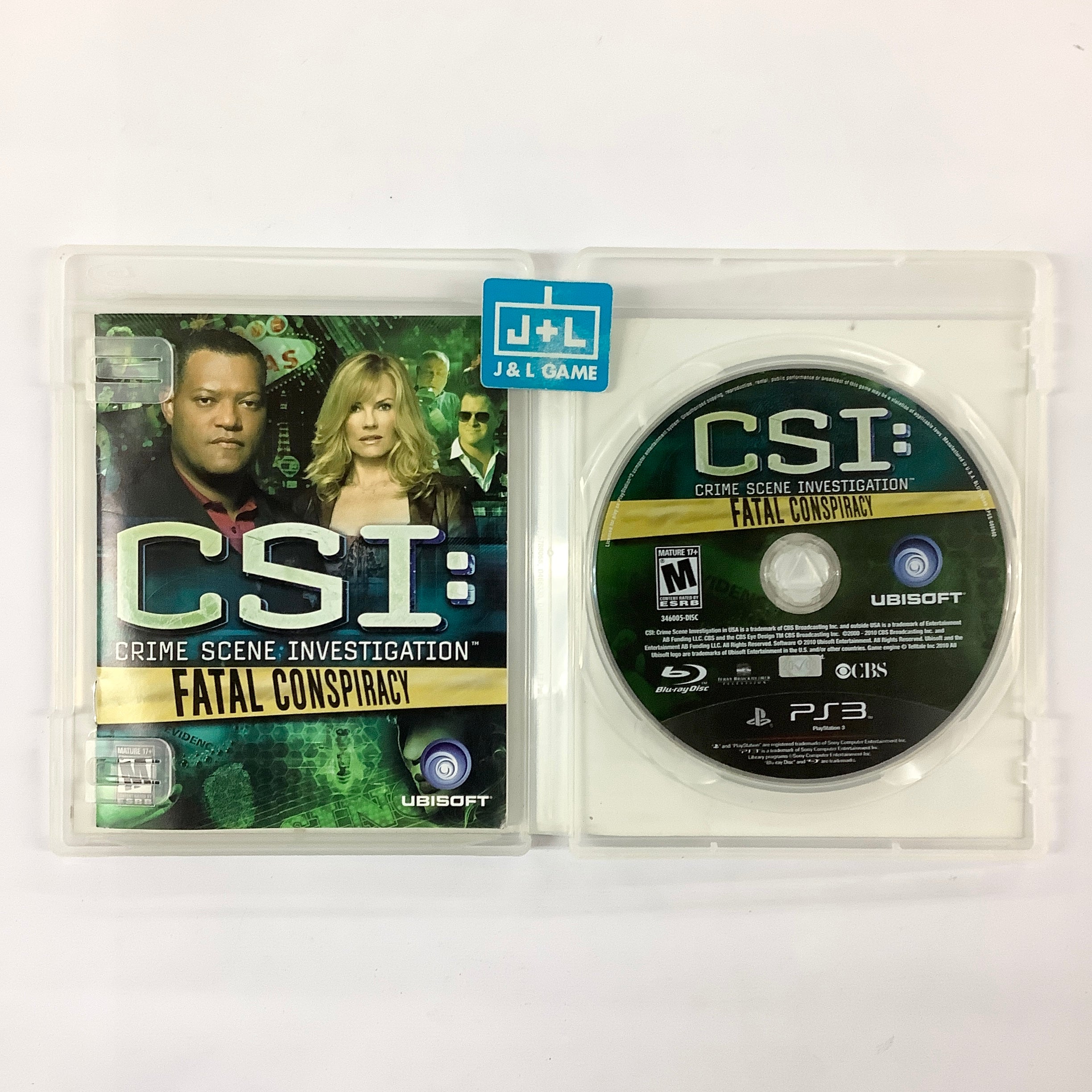 CSI: Crime Scene Investigation: Fatal Conspiracy - (PS3) PlayStation 3 ...