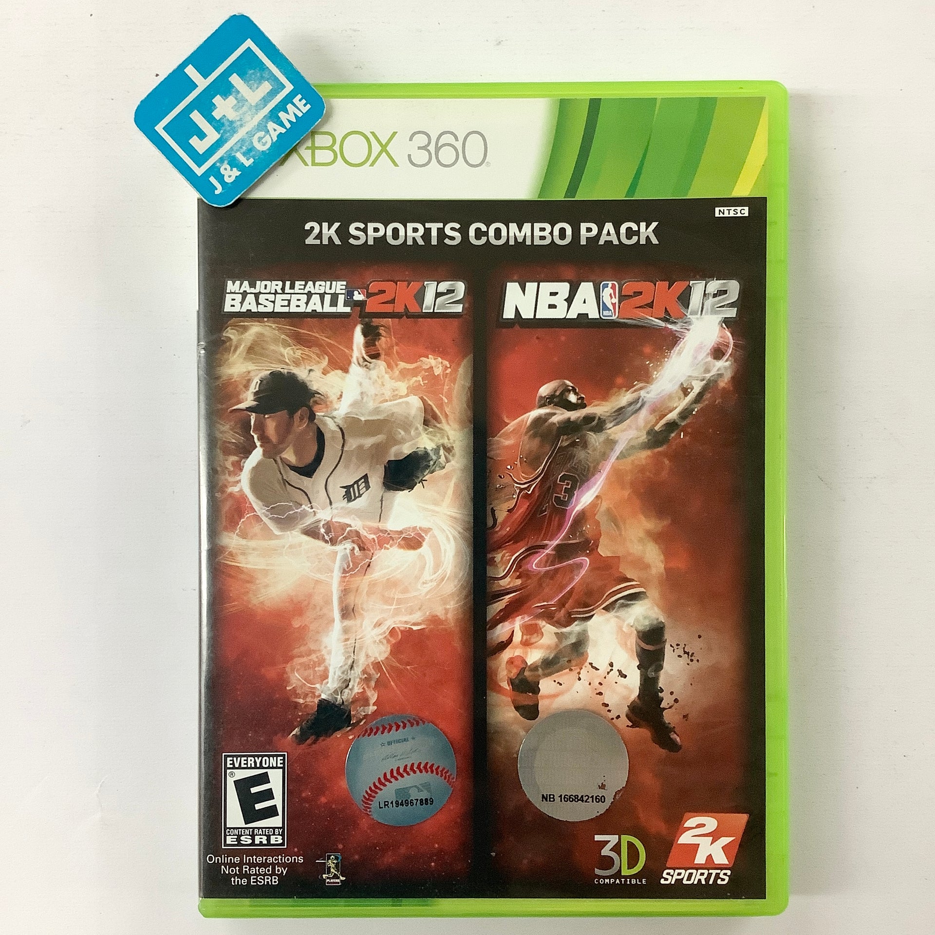 MLB 2K12/NBA 2K12 Combo Pack - Xbox 360 [Pre-Owned] | J&L Game